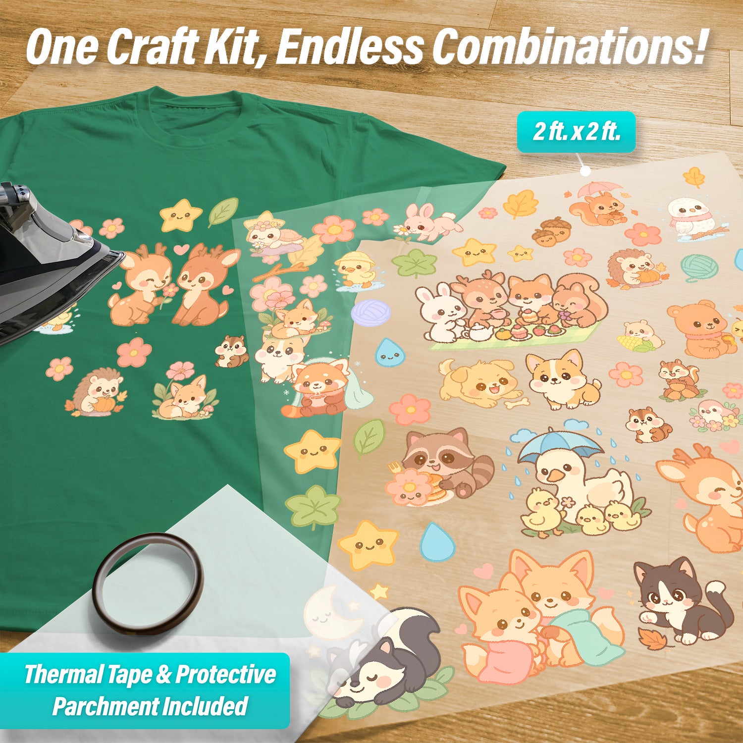 Kawaii Animals Pressables Kit