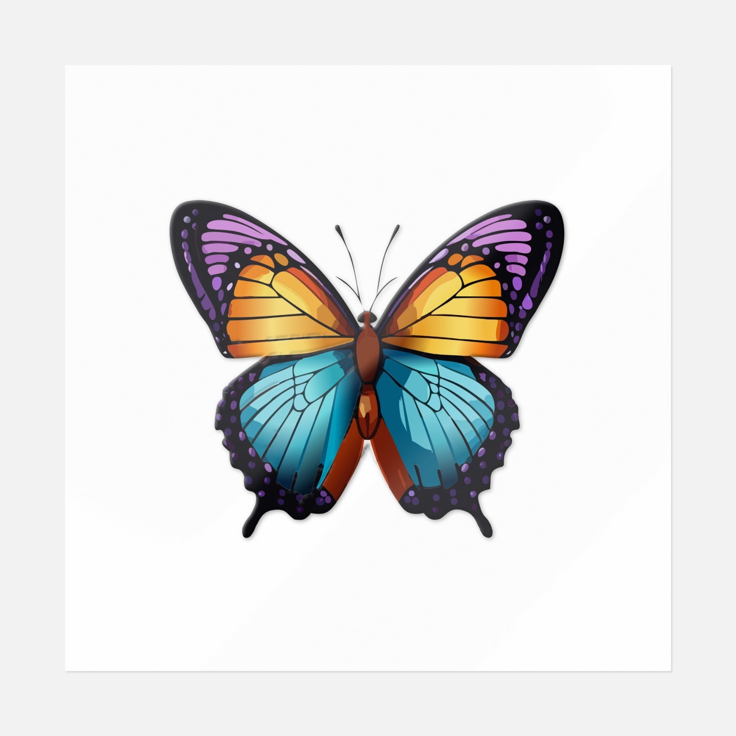 Celestial Wings Butterfly Sticker | UV DTF Transfer Stickers