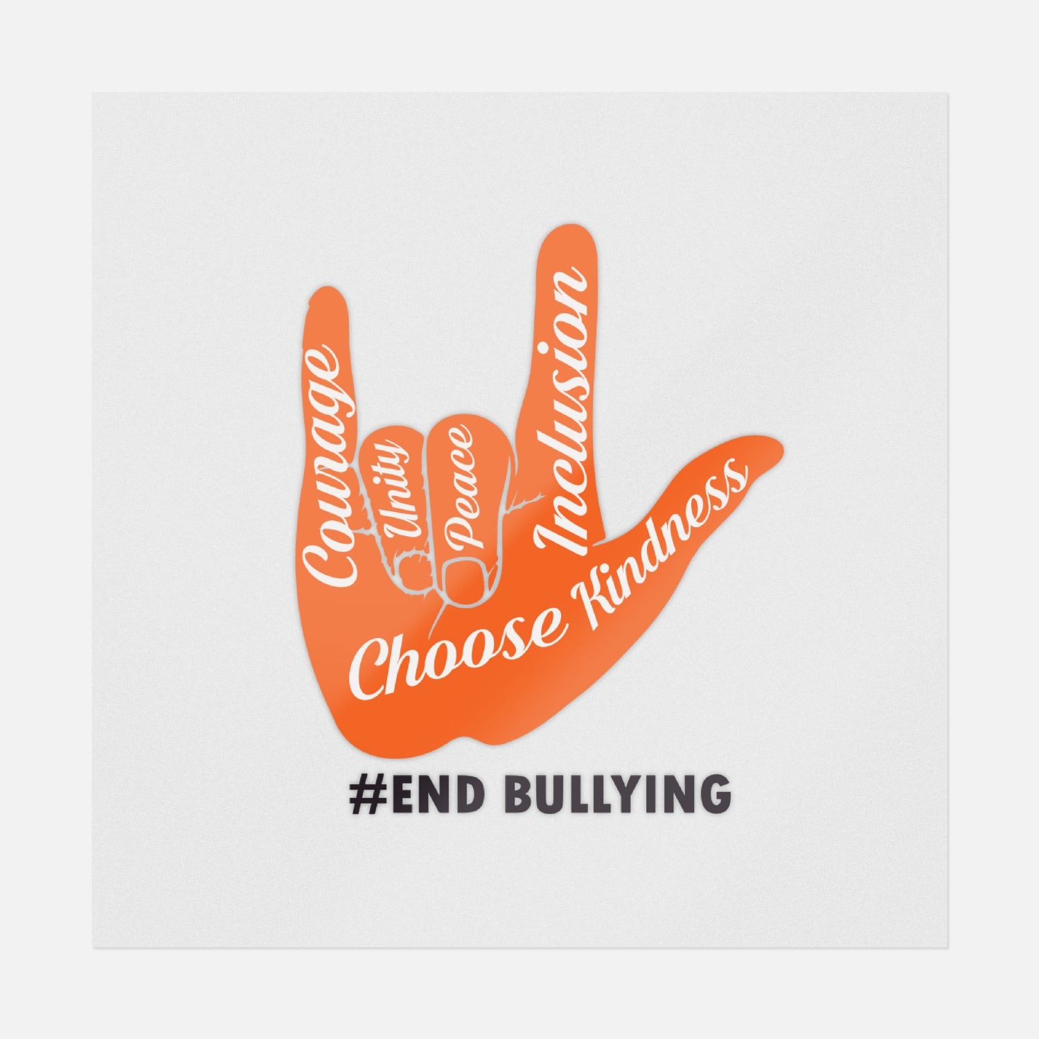 End Bullying Choose Kindness | Anti-Bullying Ready-to-Press DTF Transfers