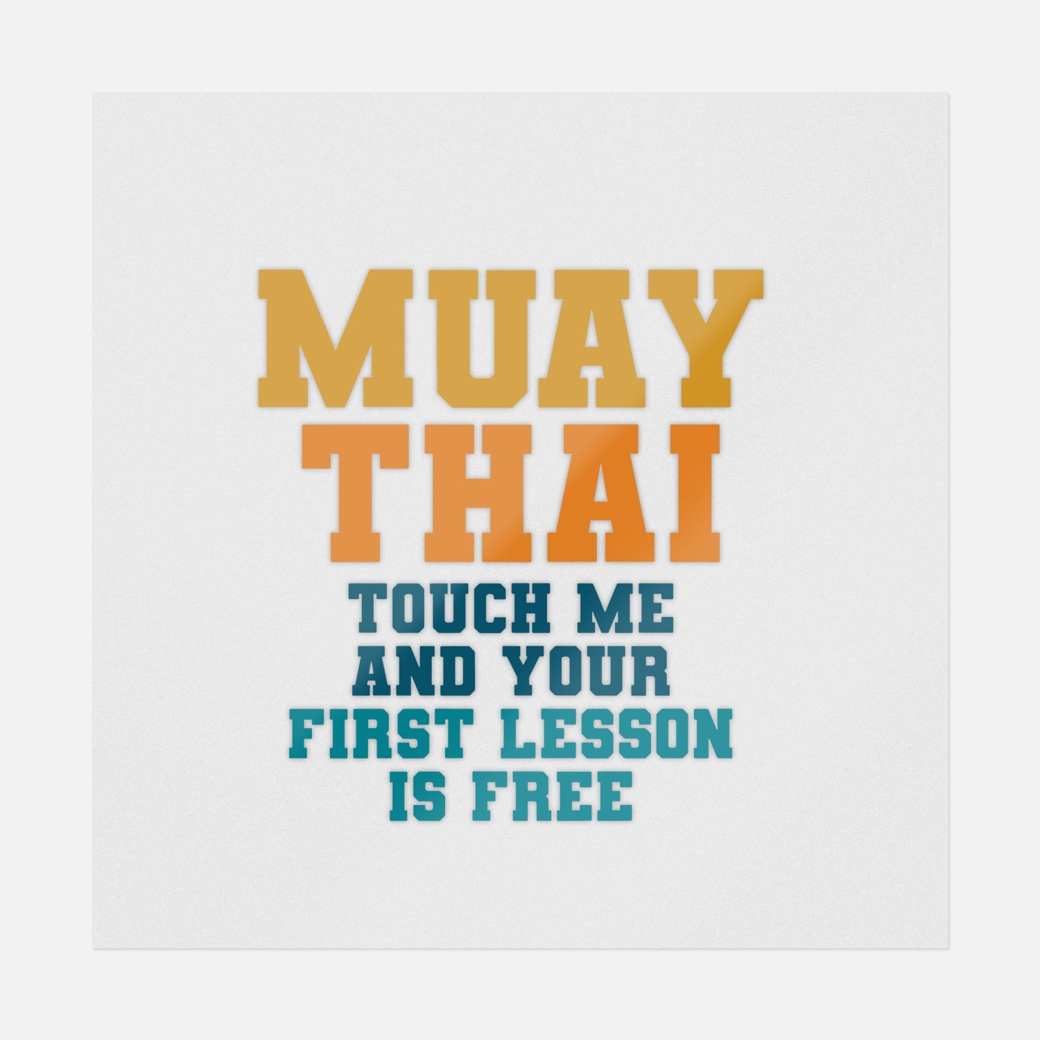 Muay Thai Lesson | Muay Thai Ready-to-Press DTF Transfers