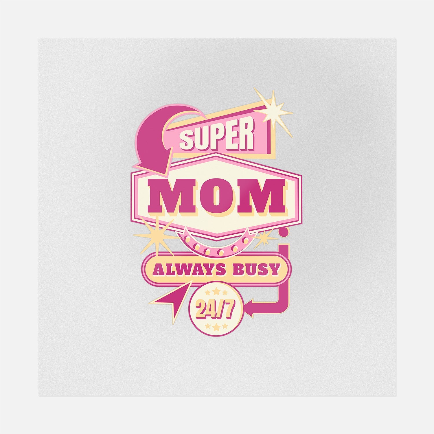Super Mom - Mother's Day Ready-to-Press DTF Transfers