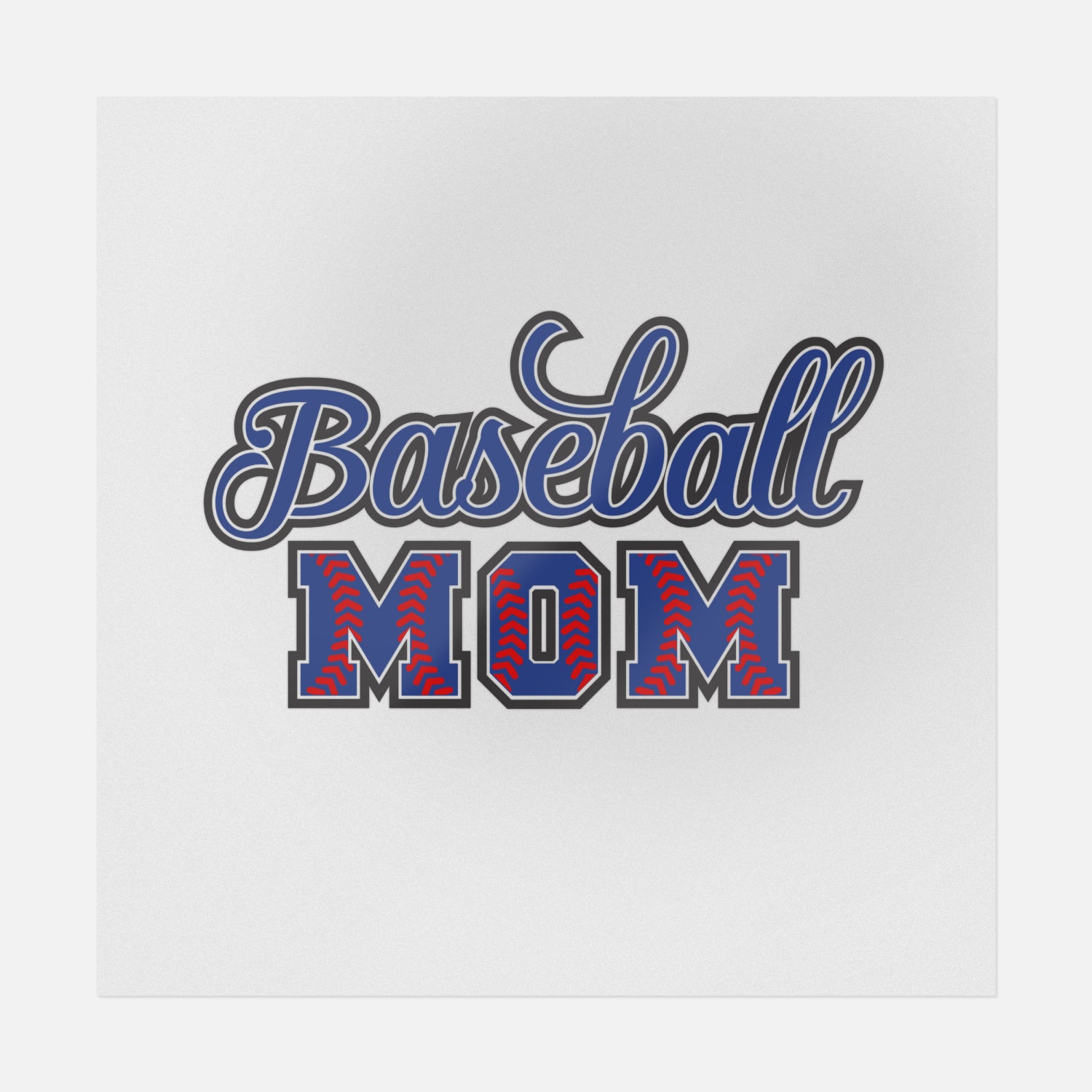 Baseball Mom Dark Blue | Baseball Ready-to-Press DTF Transfers