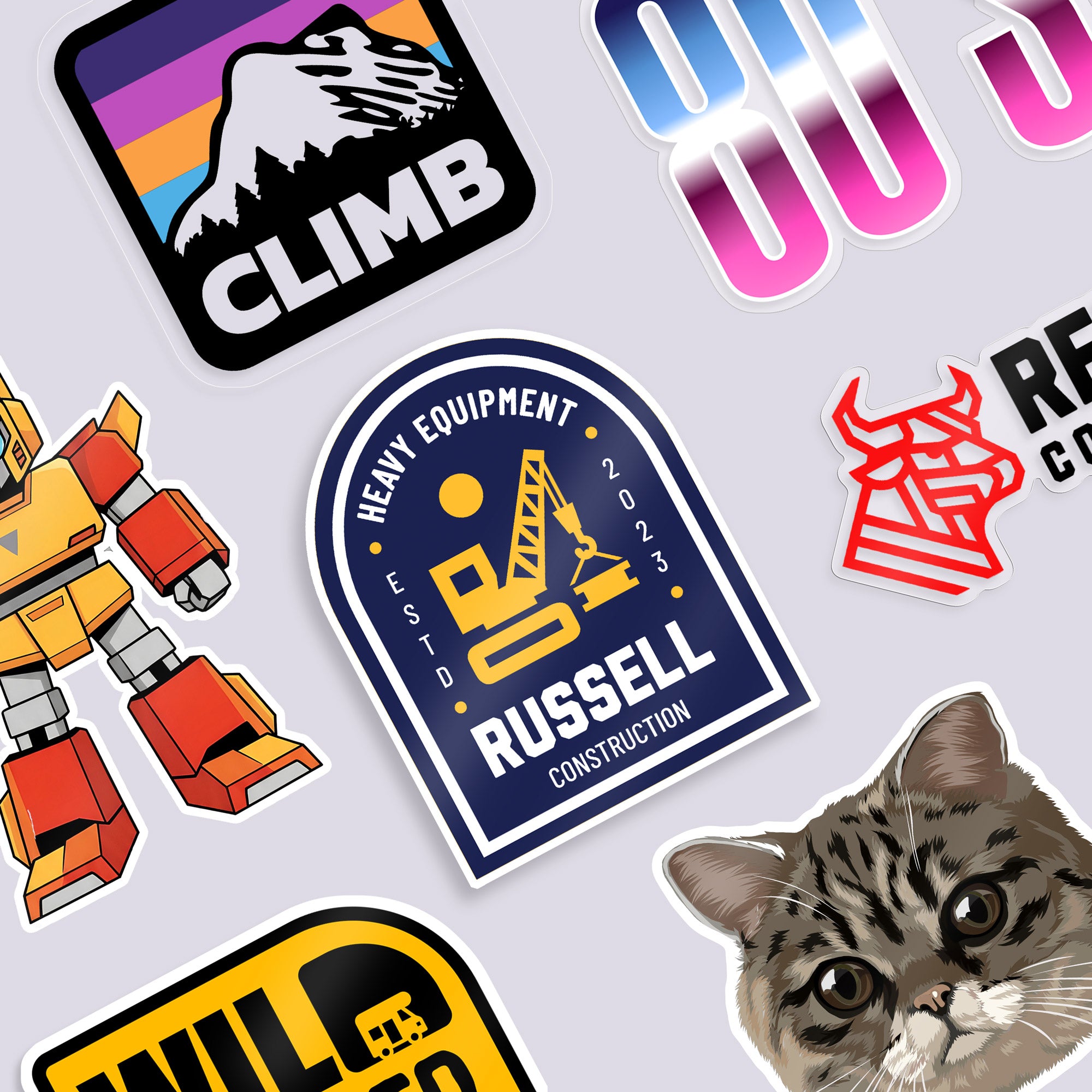 Custom Vinyl Stickers | Design Vinyl Stickers Online