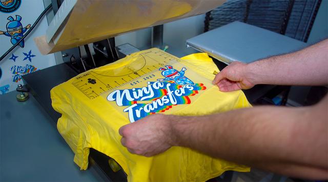 Heat Press Instructions for DTF Transfers | Ninja Transfers