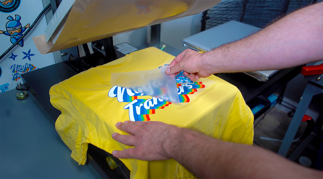 Heat Press Instructions for DTF Transfers | Ninja Transfers