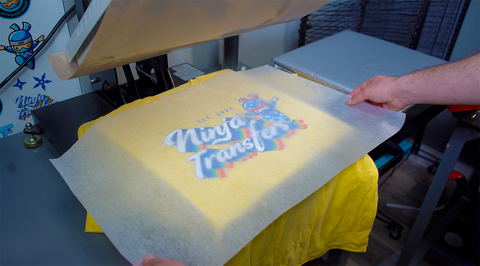 Heat Press Instructions for DTF Transfers | Ninja Transfers