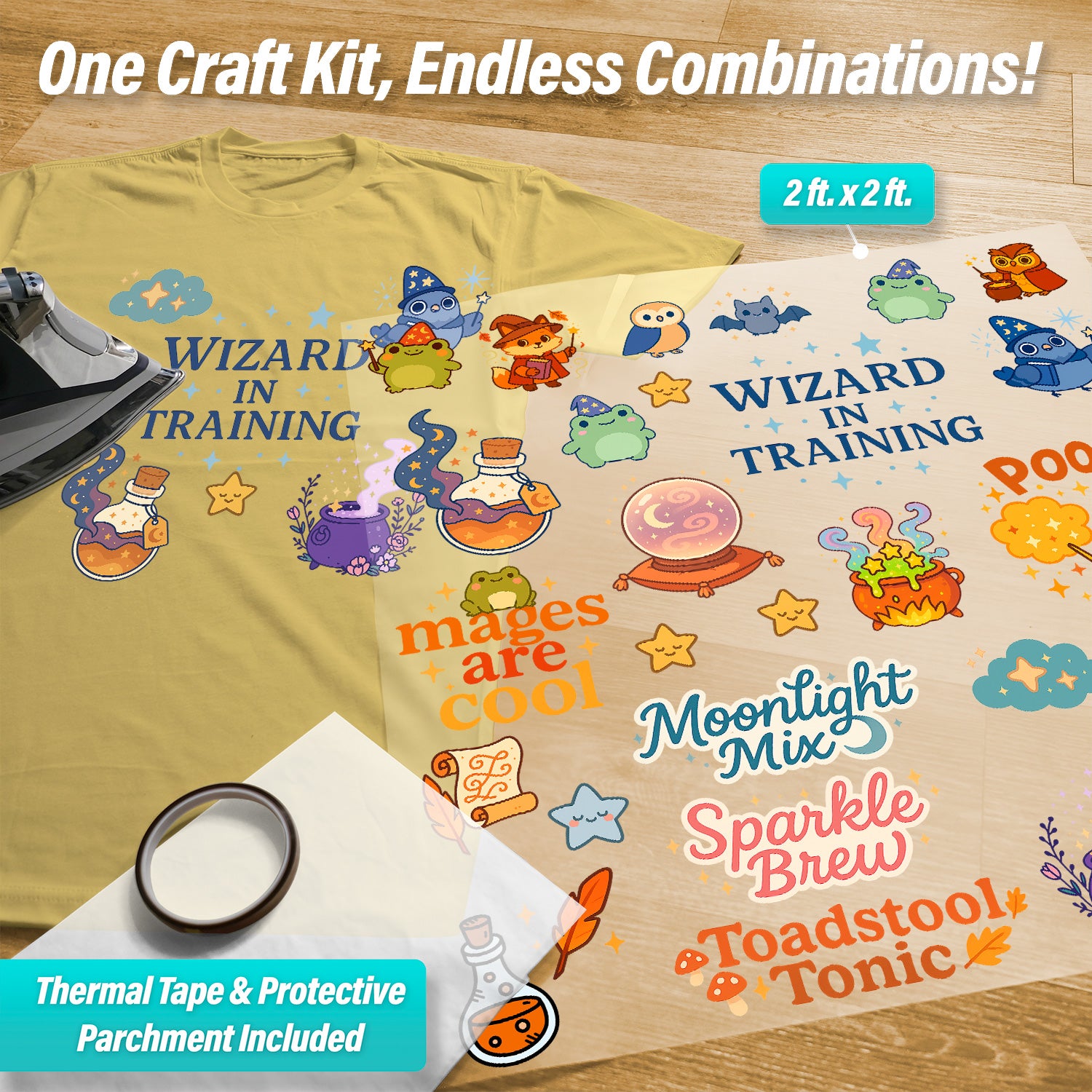 Wizards & Magic Pressables Kit