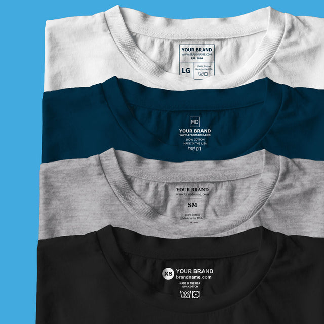 Free Custom Neck Tag Template Pack | Ninja Transfers