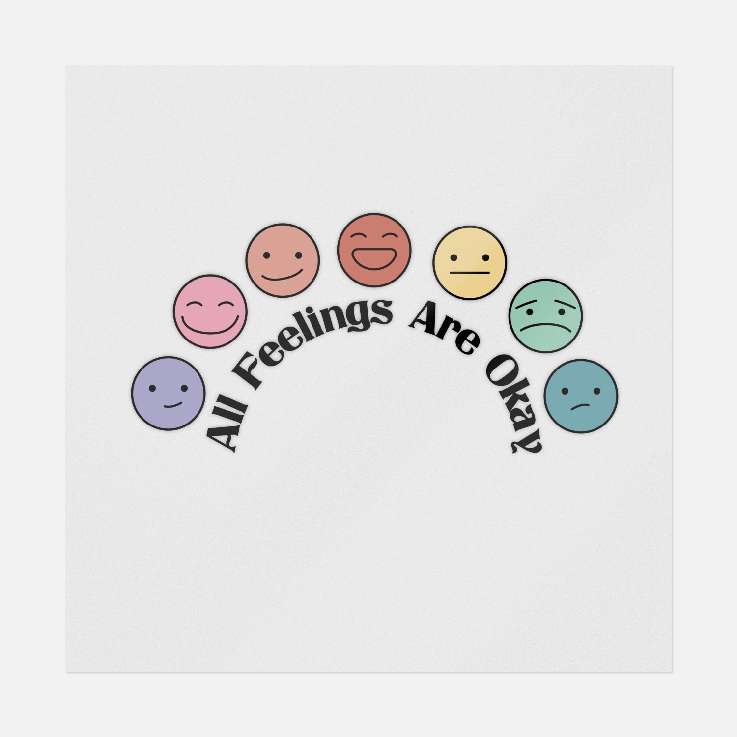 All Feelings Are Valid | Mental Health Ready-to-Press DTF Transfers