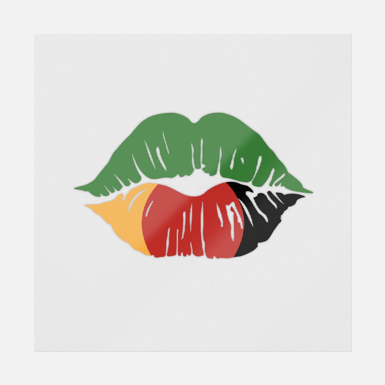 American History Lips | Black History Month Ready-to-Press DTF Transfers