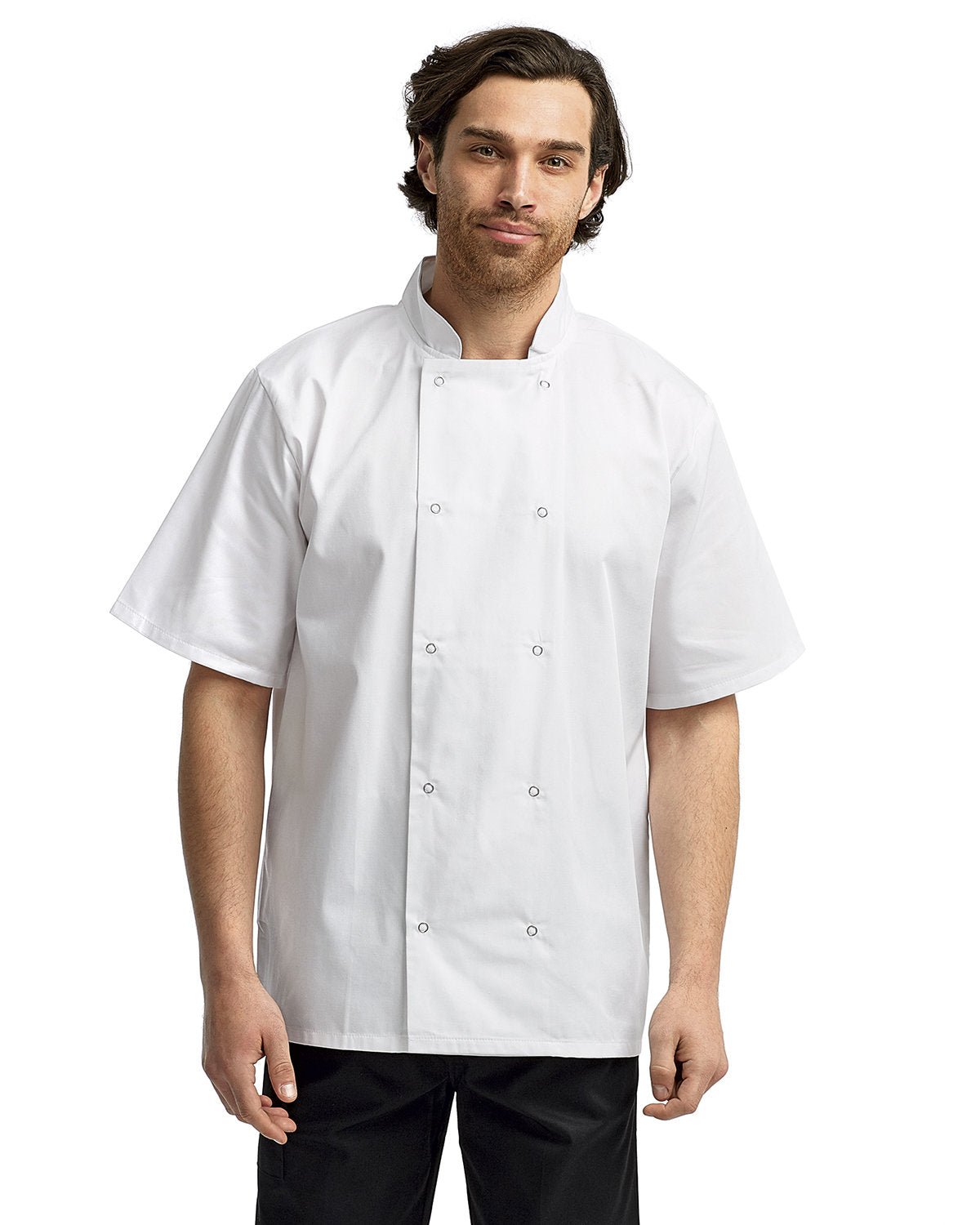 Artisan Collection RP664 Unisex Studded Chef's Coat