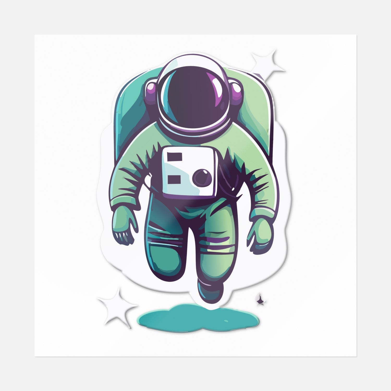 Astro Buddy Sticker | UV DTF Transfer Stickers
