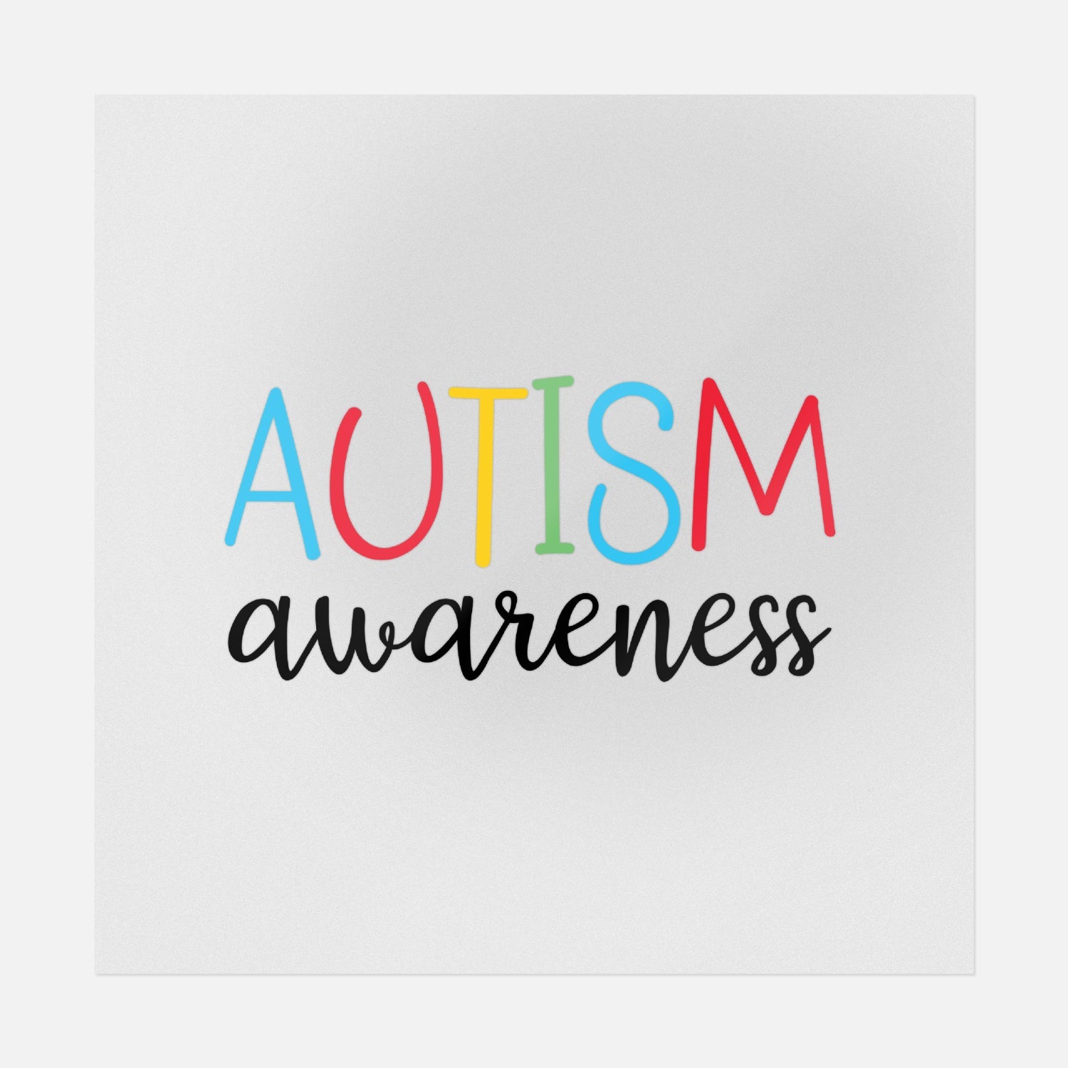 Autism Awareness Simple | Autism Awareness Ready-to-Press DTF Transfers
