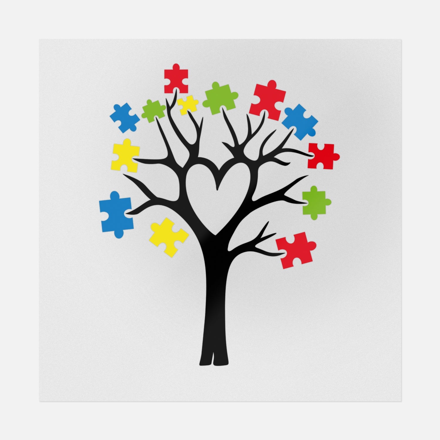 Autism Puzzle Tree | Autism Awareness Ready-to-Press DTF Transfers