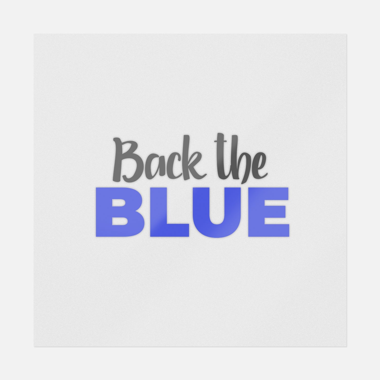 Back The Blue | Police Ready-to-Press DTF Transfers