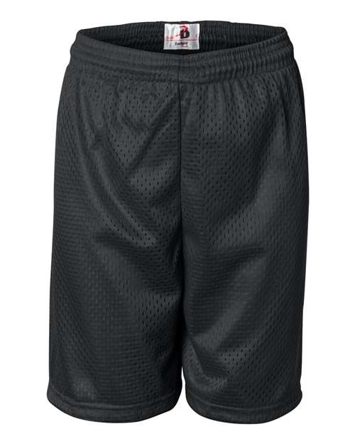 "Badger 2207 Youth Pro Mesh 6" Shorts"