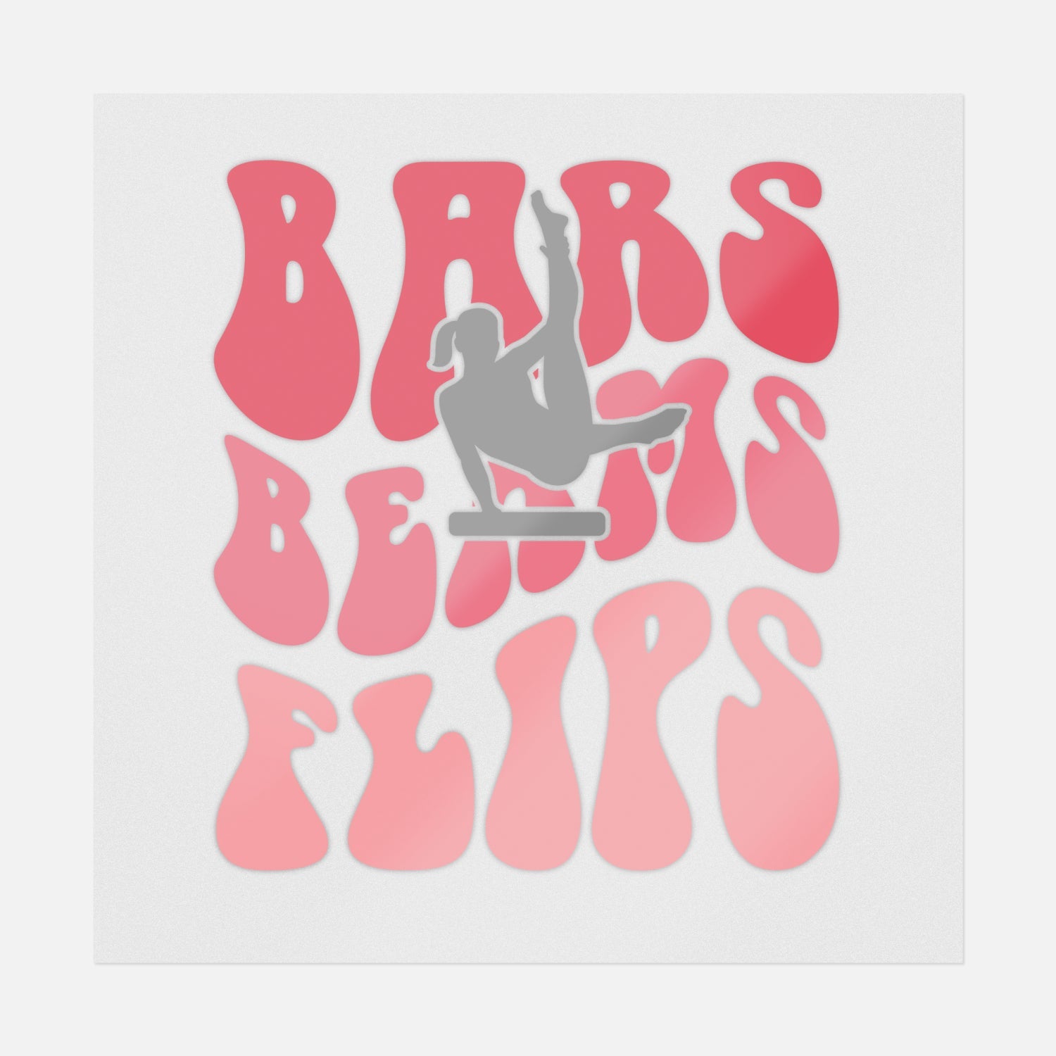 Bars Beams Flips | Gymnastics Ready-to-Press DTF Transfers