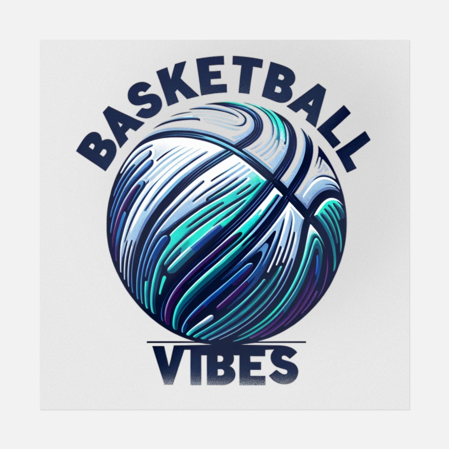Basketball Vibes Portrait | Basketball Ready-to-Press DTF Transfers