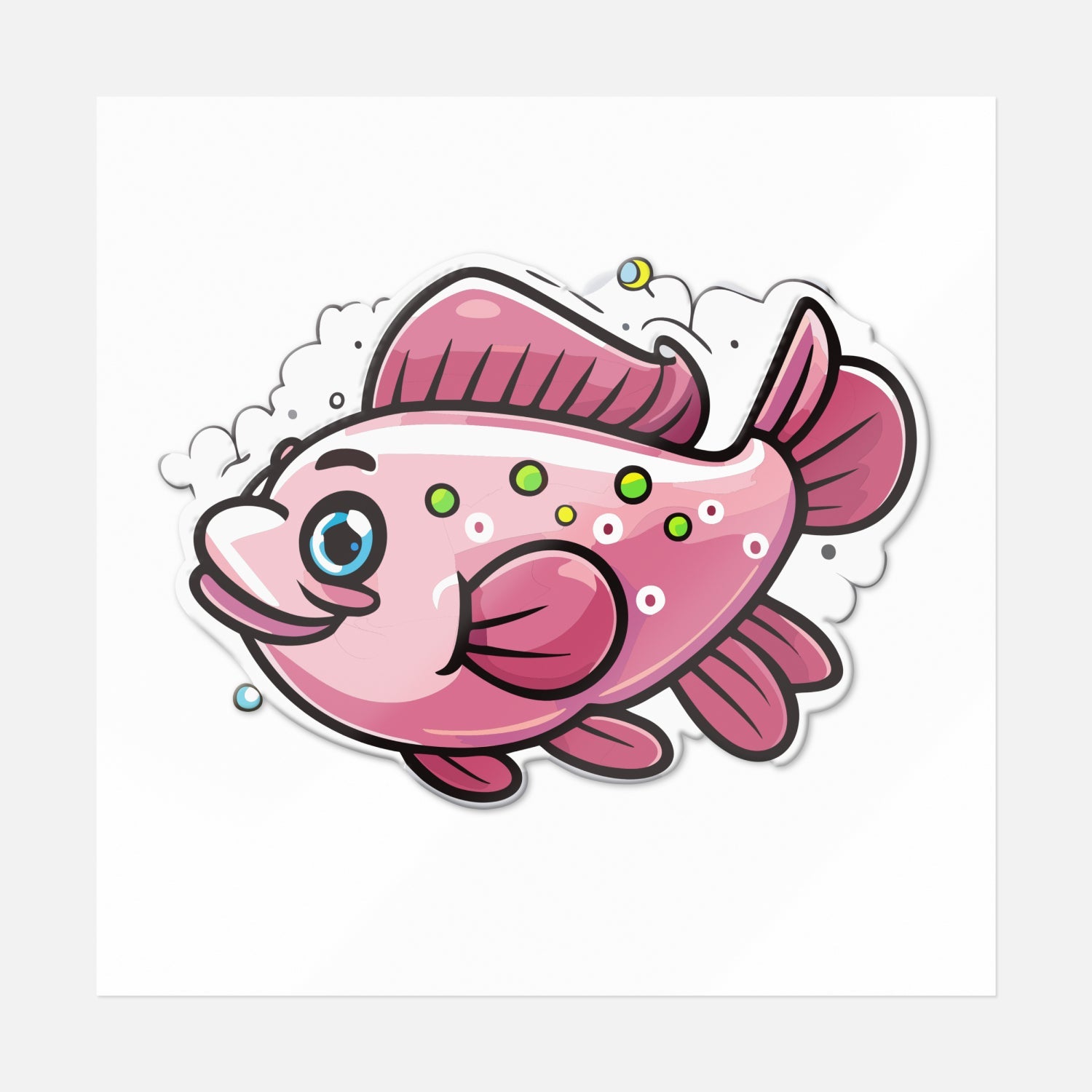 Coral Blush Sticker | UV DTF Transfer Stickers