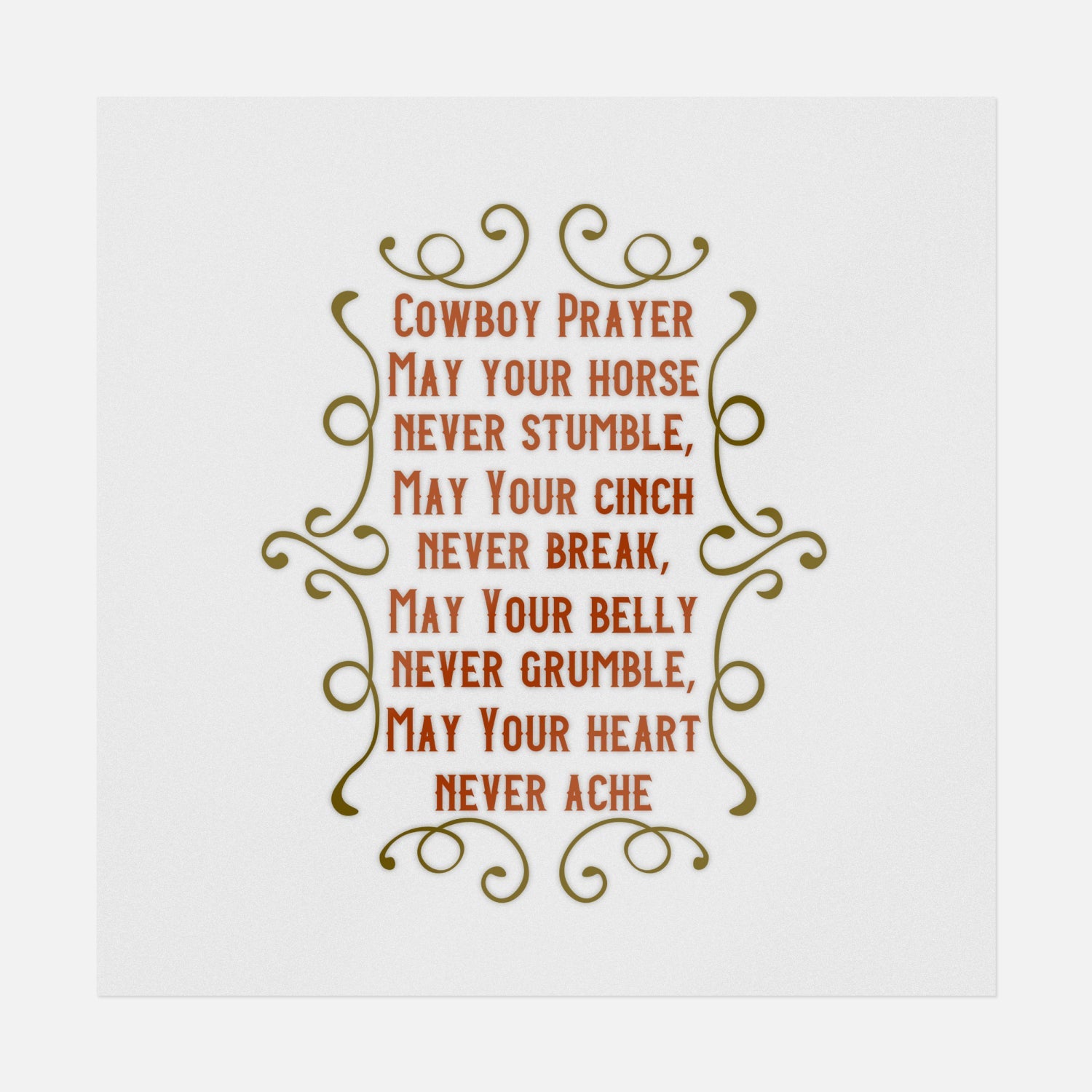 Cowboy Prayer | Western Ready-to-Press DTF Transfers