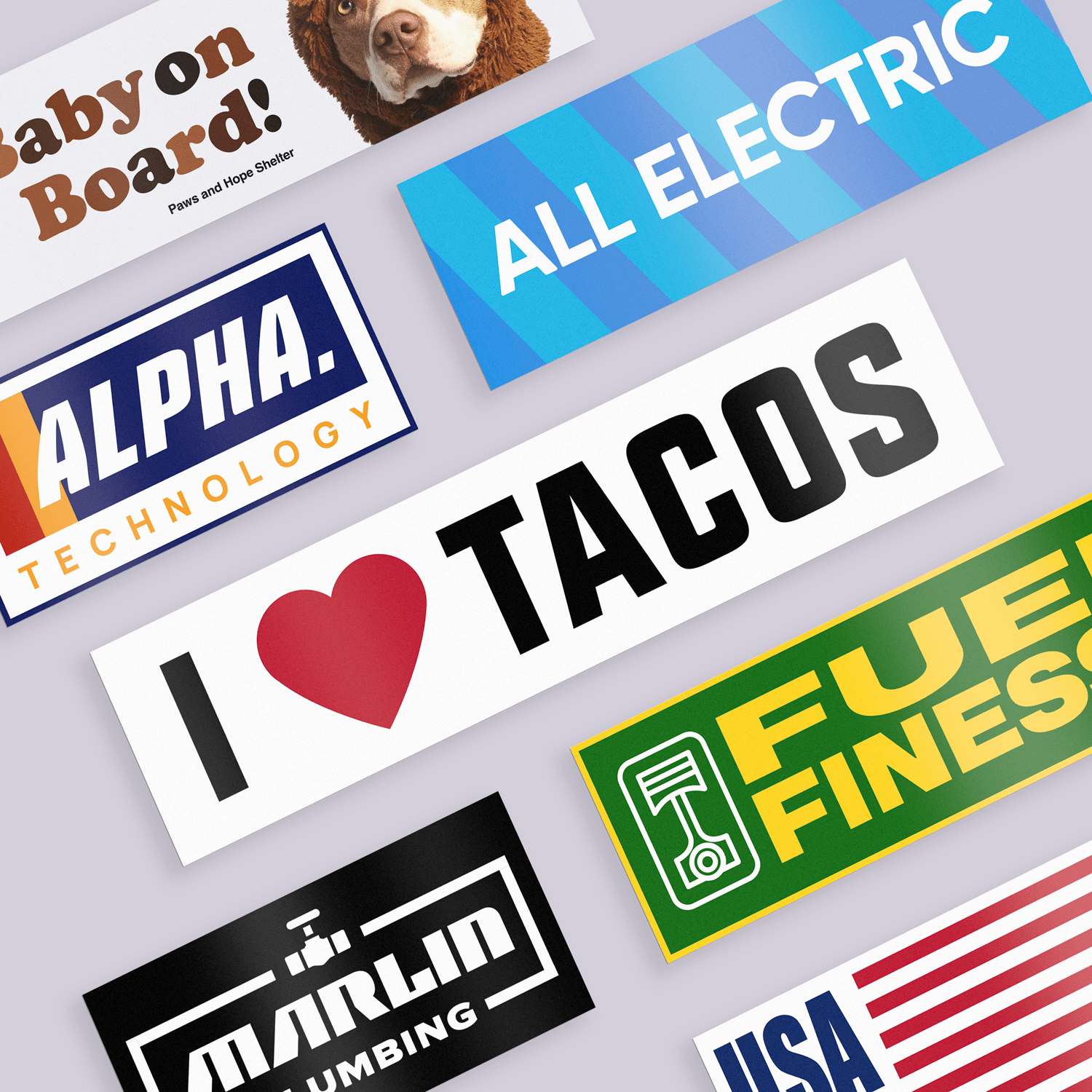 Custom Bumper Stickers | Buy Bumper Stickers in Bulk