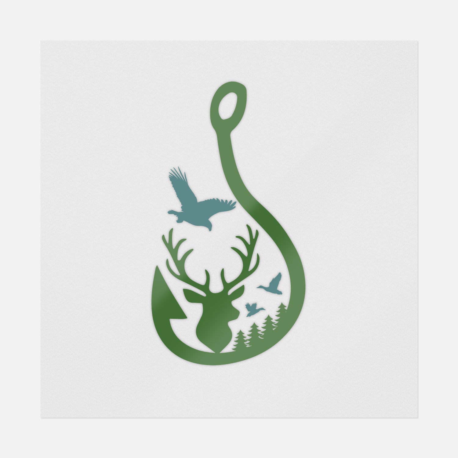 Deer Hook | Hunting Ready-to-Press DTF Transfers