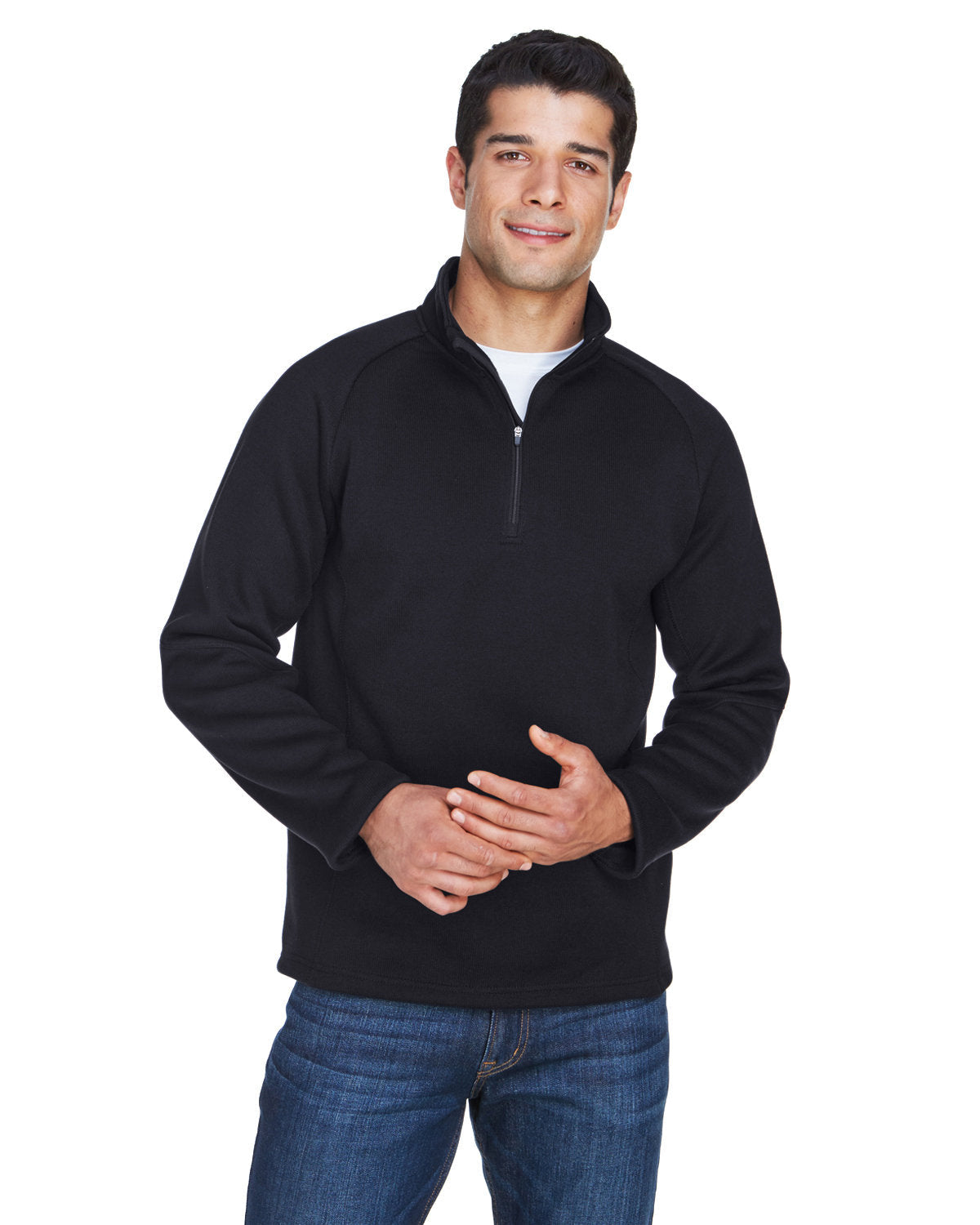 Devon & Jones DG792 Bristol Sweater Fleece Quarter-Zip