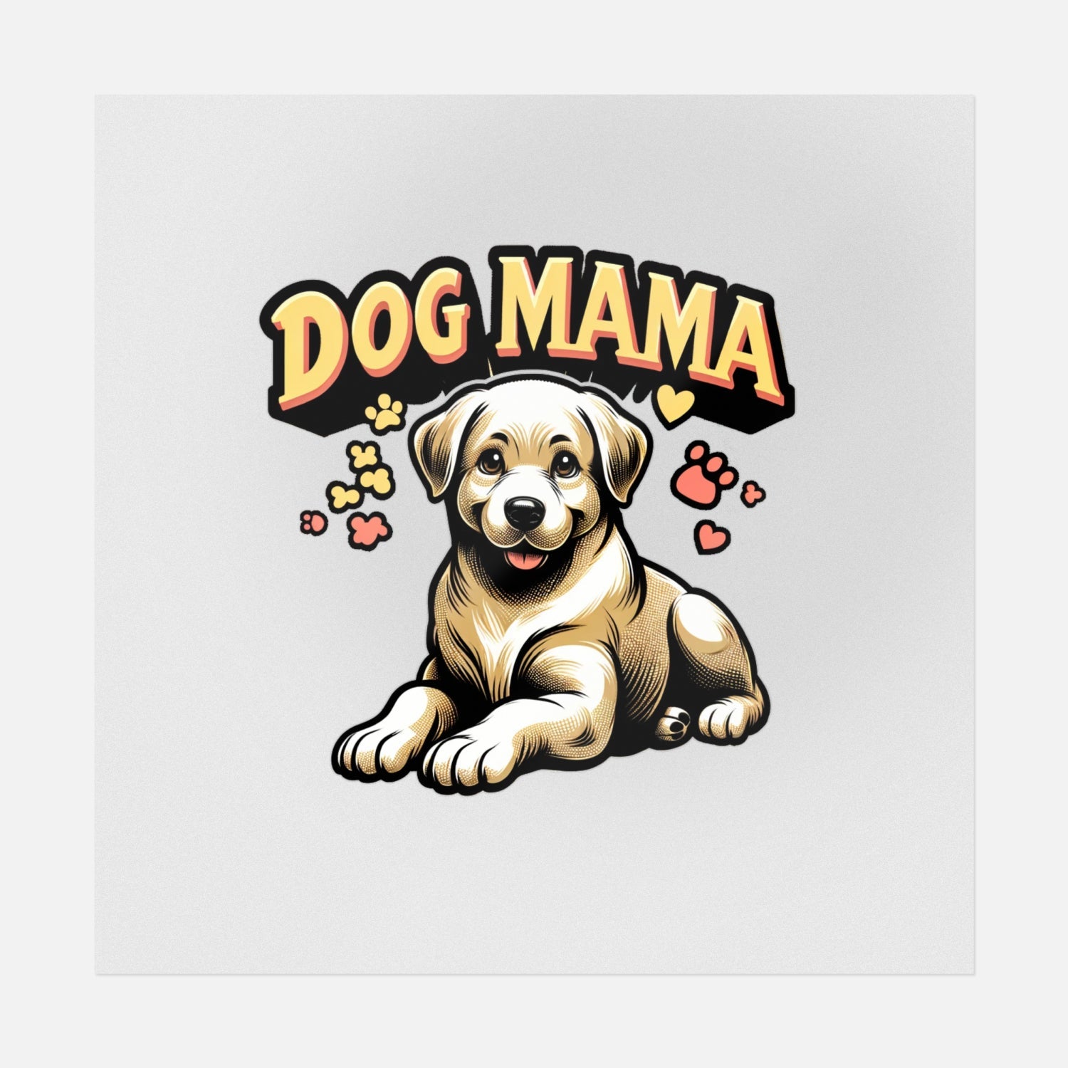 Dog Mama Cartoon | Dogs Ready-to-Press DTF Transfers