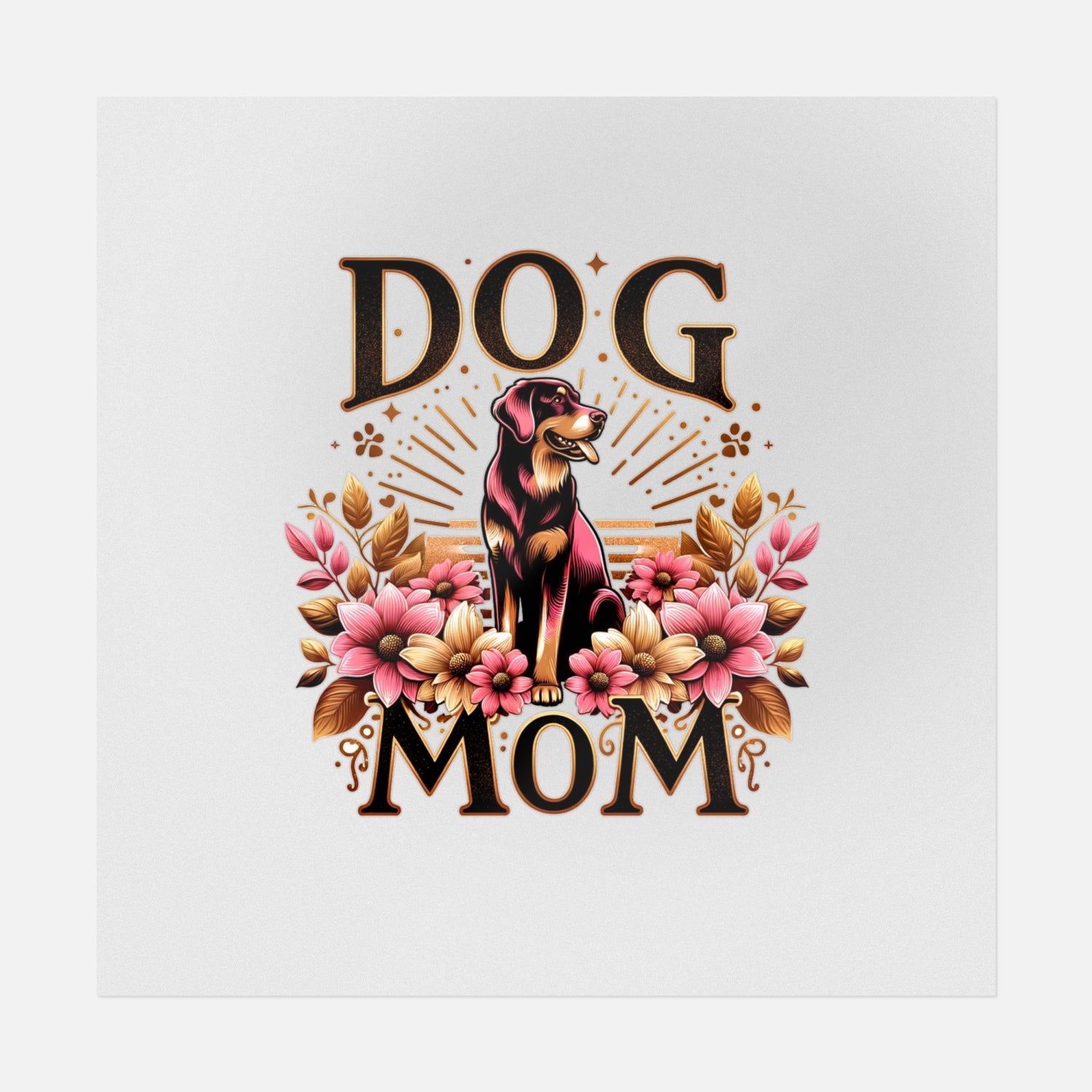 Dog Mom Comic Digital Art | Dogs Ready-to-Press DTF Transfers