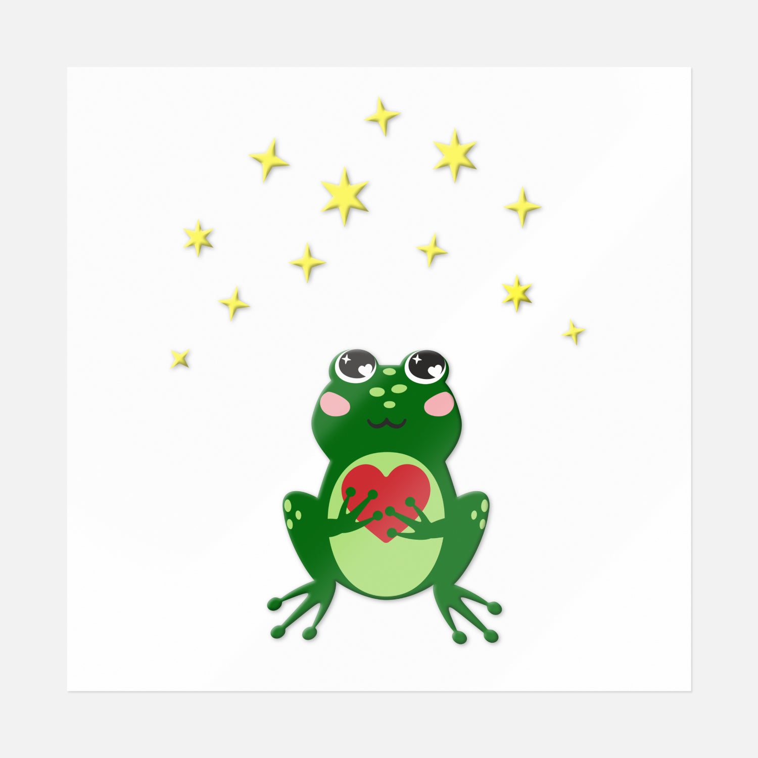 Dreaming Frog Sticker | UV DTF Transfer Stickers