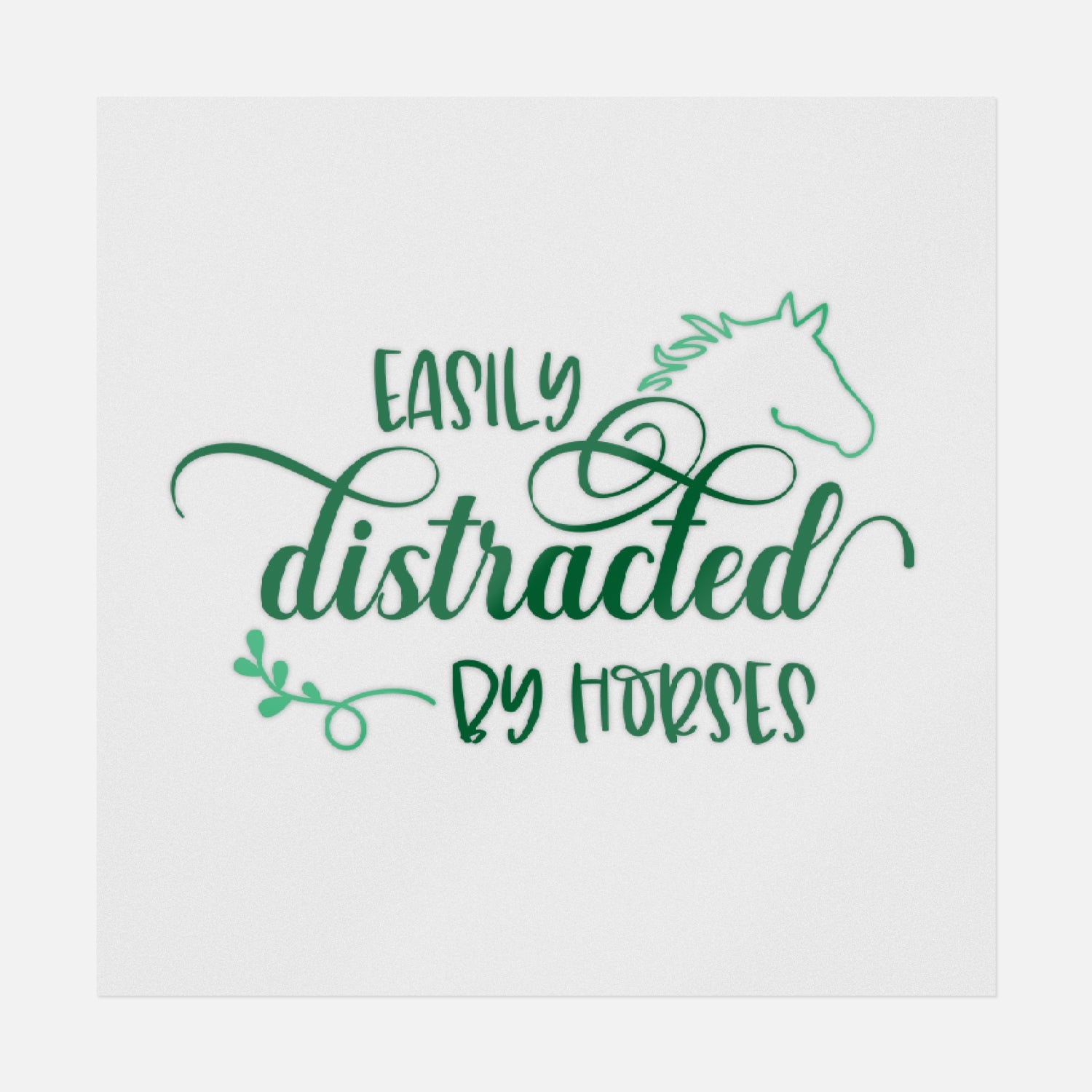 Easily Distracted By Horses | Horses Ready-to-Press DTF Transfers