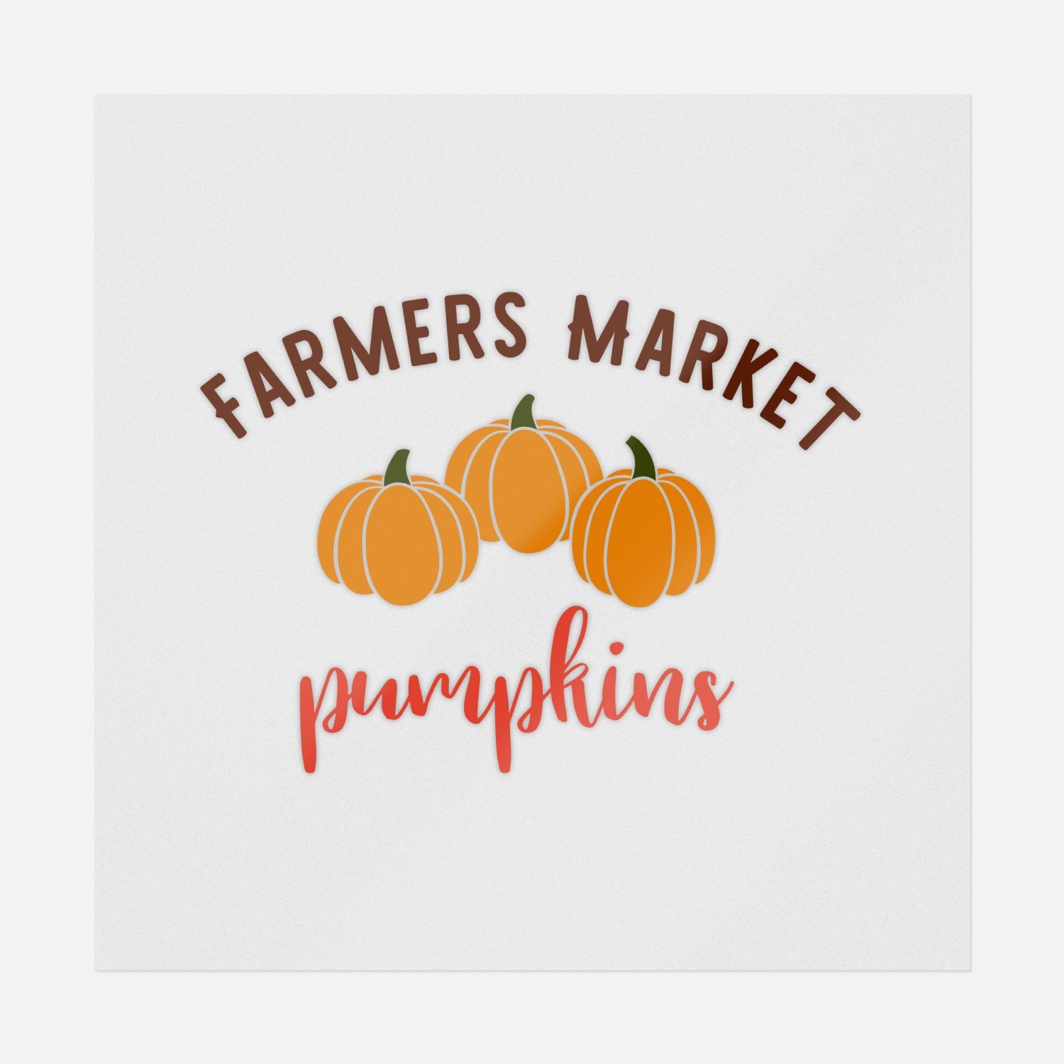 Farmers Market | Fall Ready-to-Press DTF Transfers