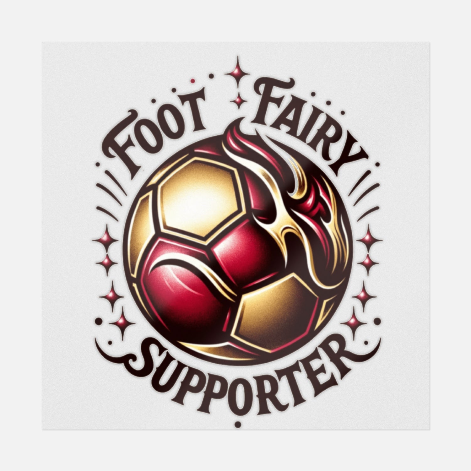 Foot Fairy Supporter Tattoo | Soccer Ready-to-Press DTF Transfers