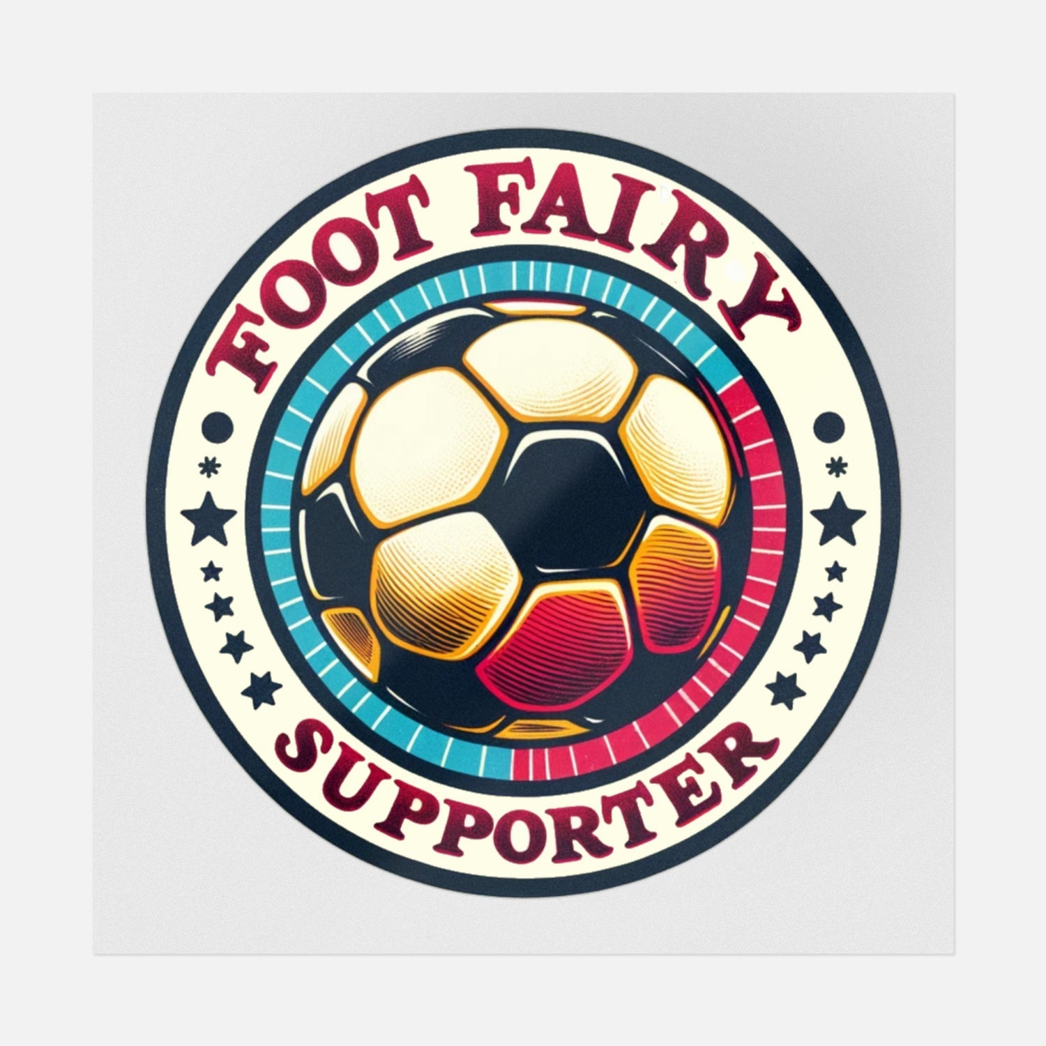 Foot Fairy Supporter Vintage | Soccer Ready-to-Press DTF Transfers