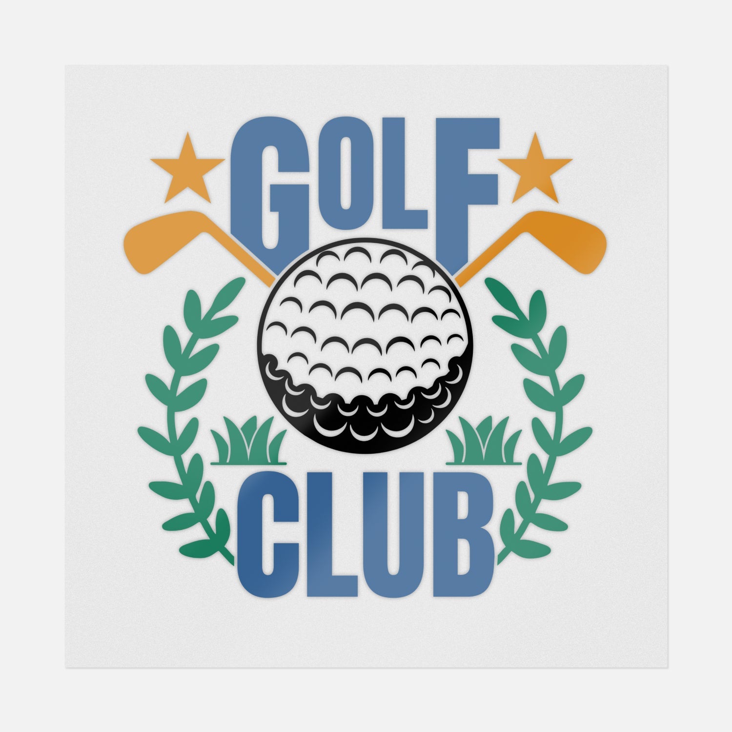 Golf Club | Golf Ready-to-Press DTF Transfers