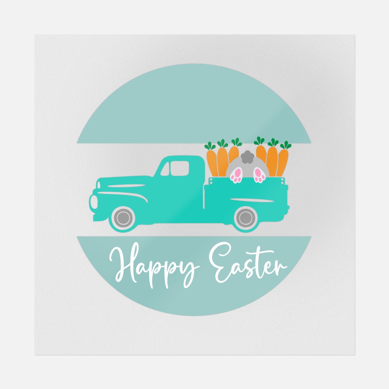 Happy Easter Truck | Easter Ready-to-Press DTF Transfers