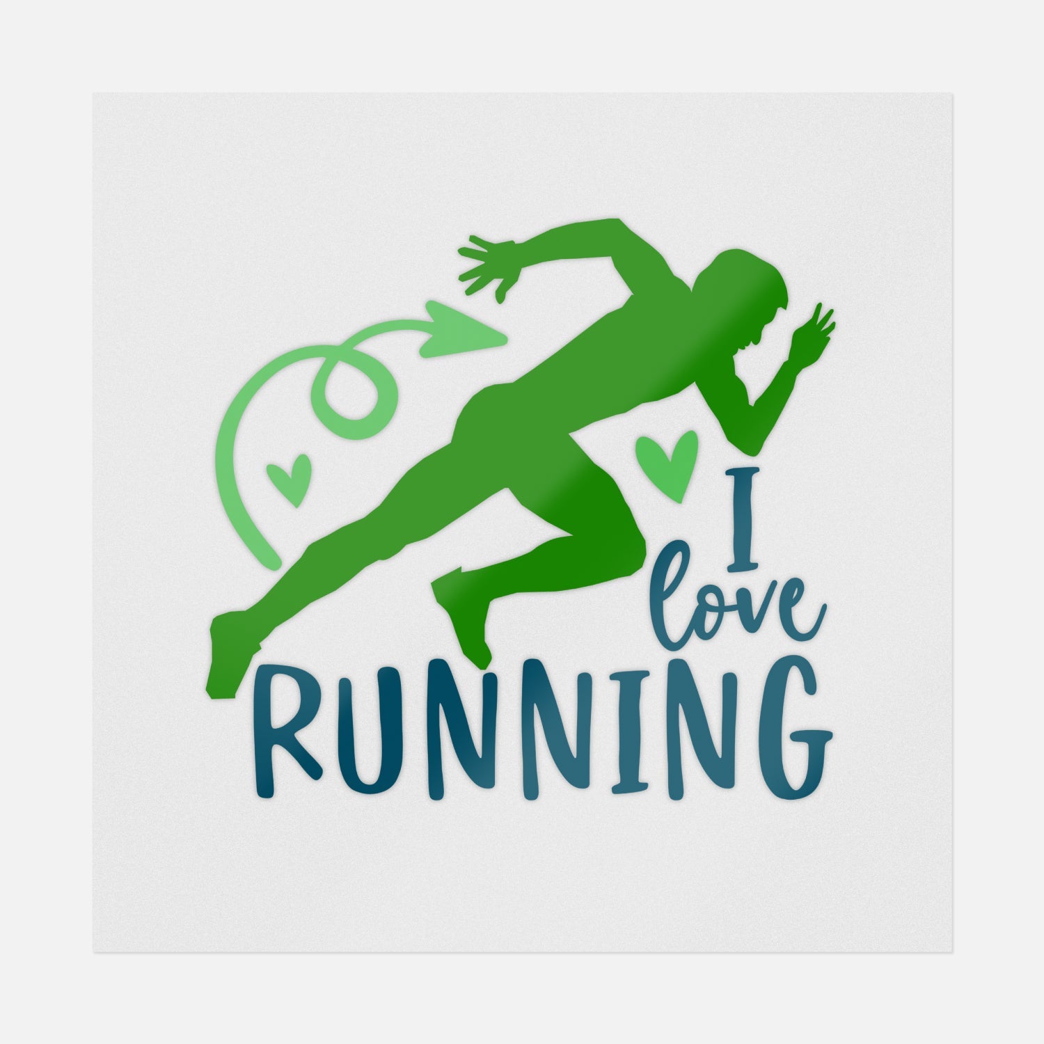 I Love Running | Running Ready-to-Press DTF Transfers