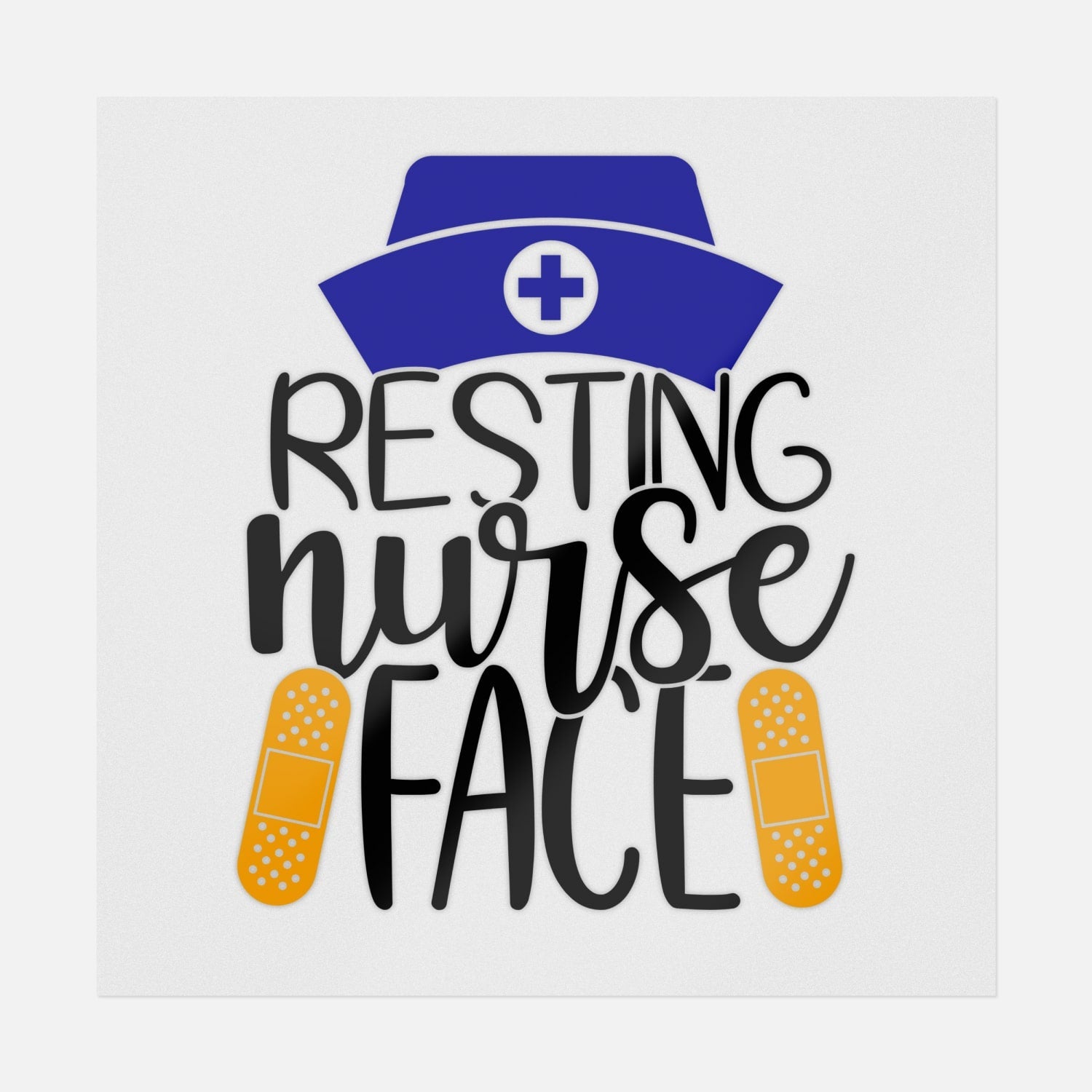 It's Resting Nurse Face | Nurses Ready-to-Press DTF Transfers