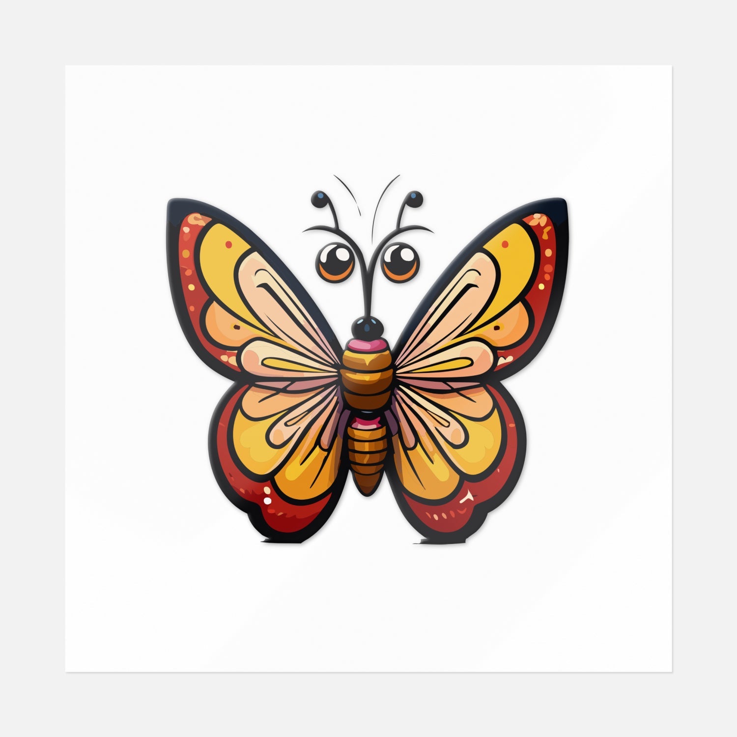 Itty Bitty Flutter Butterfly Sticker | UV DTF Transfer Stickers