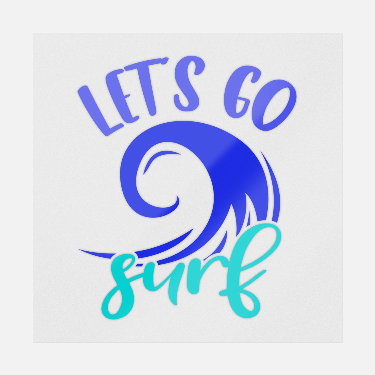Let's Go Surf | Surfing Ready-to-Press DTF Transfers