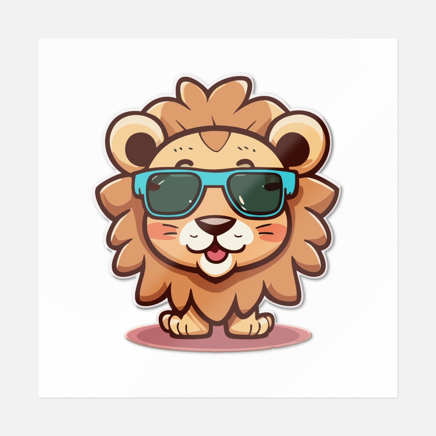 Lion Cub Sticker | UV DTF Transfer Stickers