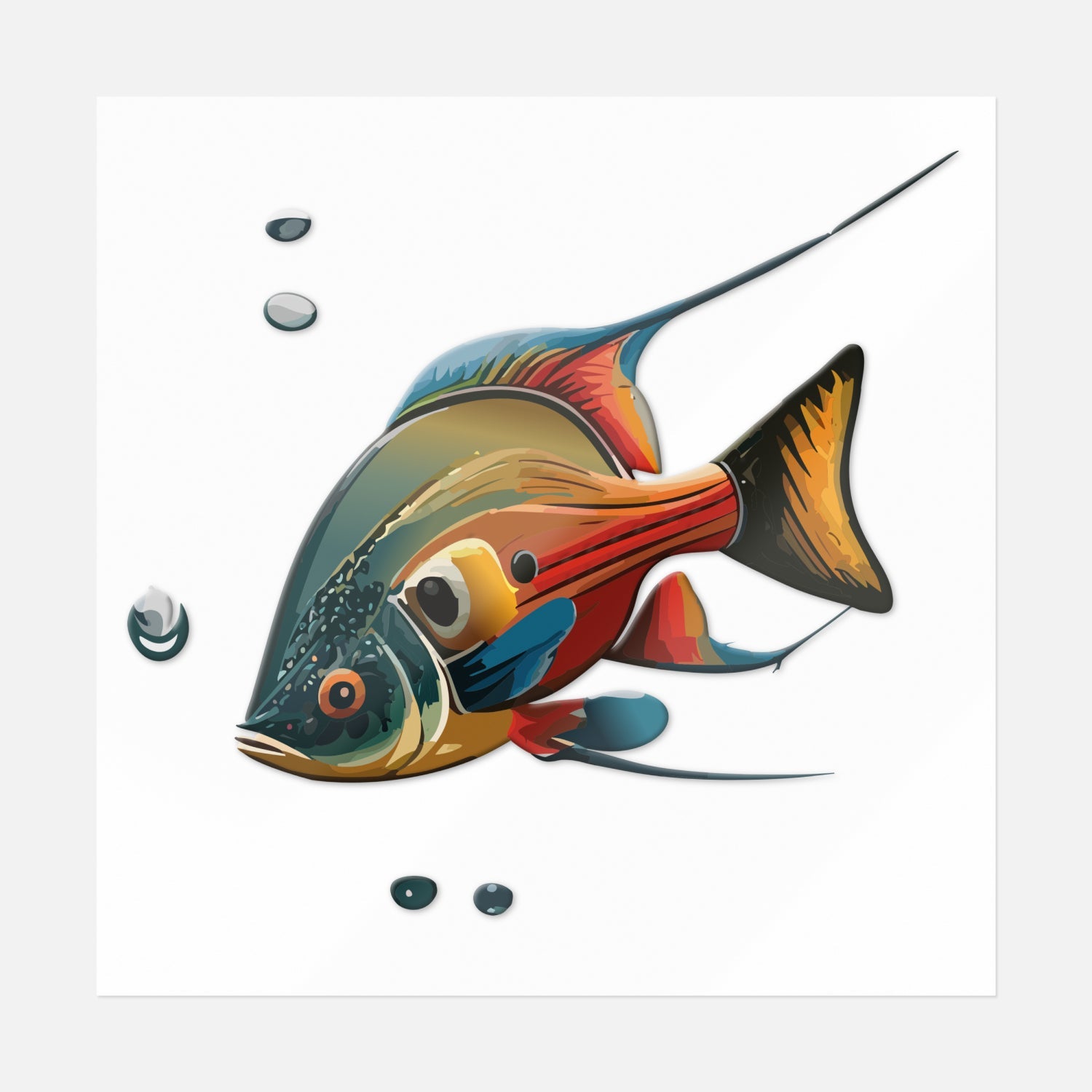 Marine Being Sticker | UV DTF Transfer Stickers