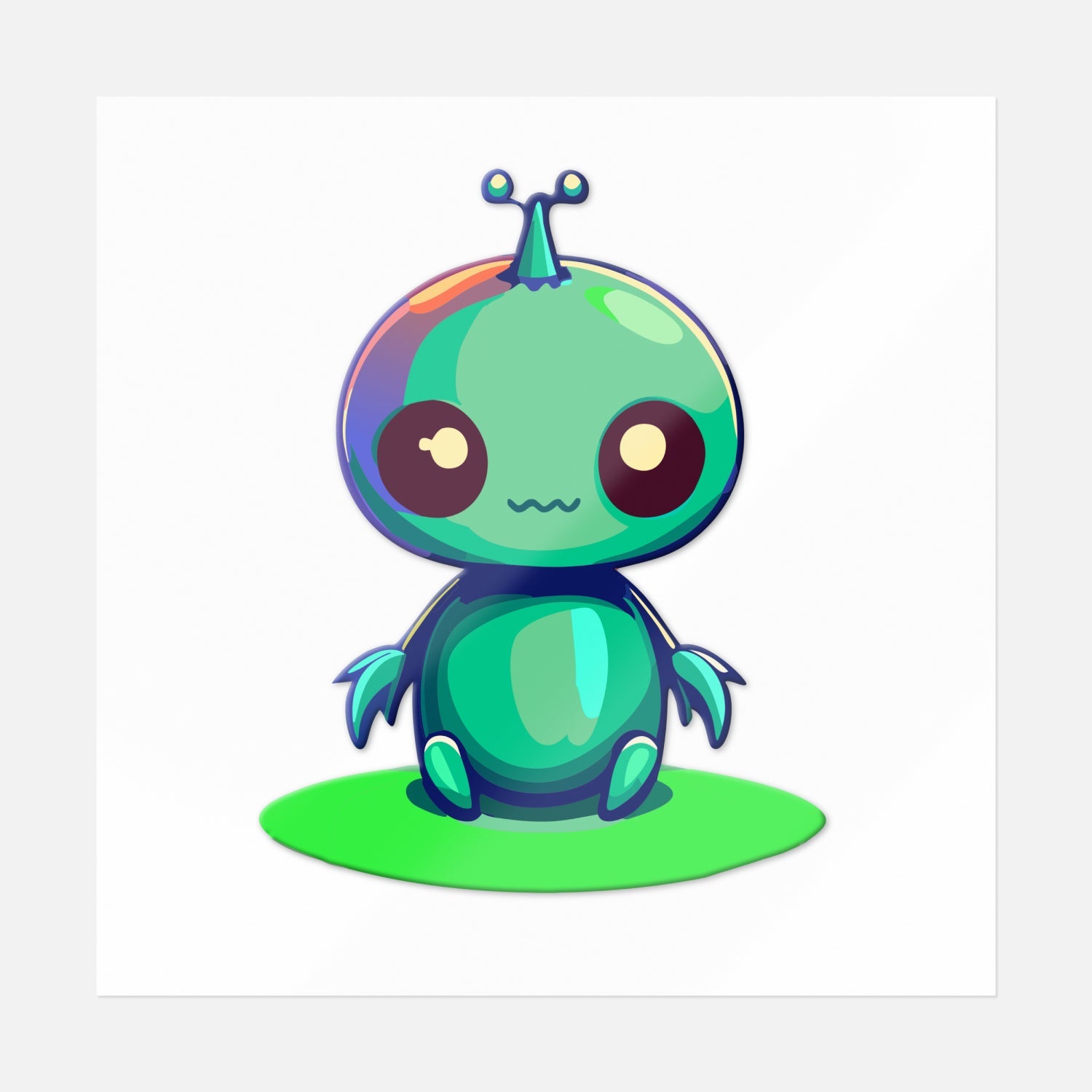 Martian Sticker | UV DTF Transfer Stickers