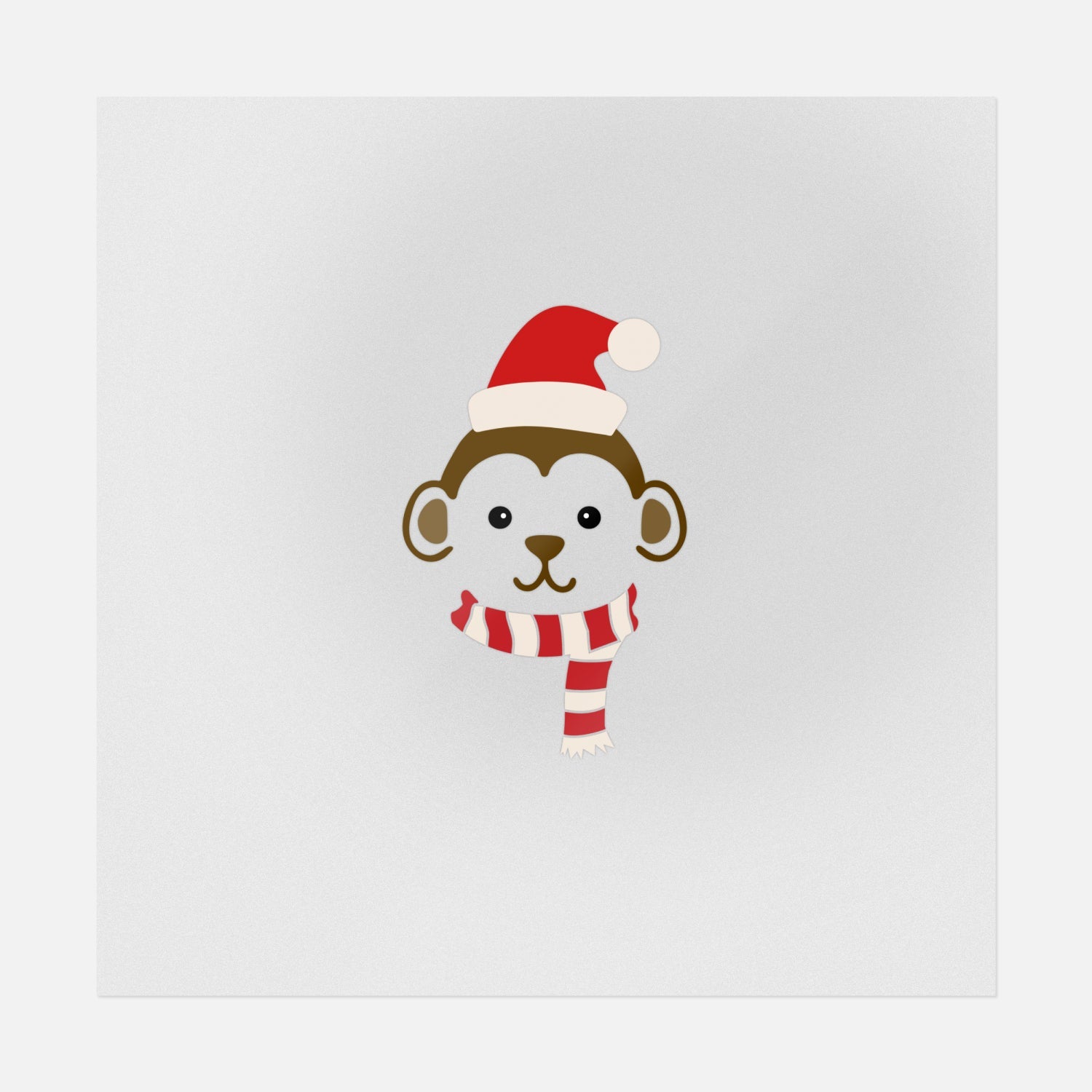 Merry Monkey | Christmas Ready-to-Press DTF Transfers