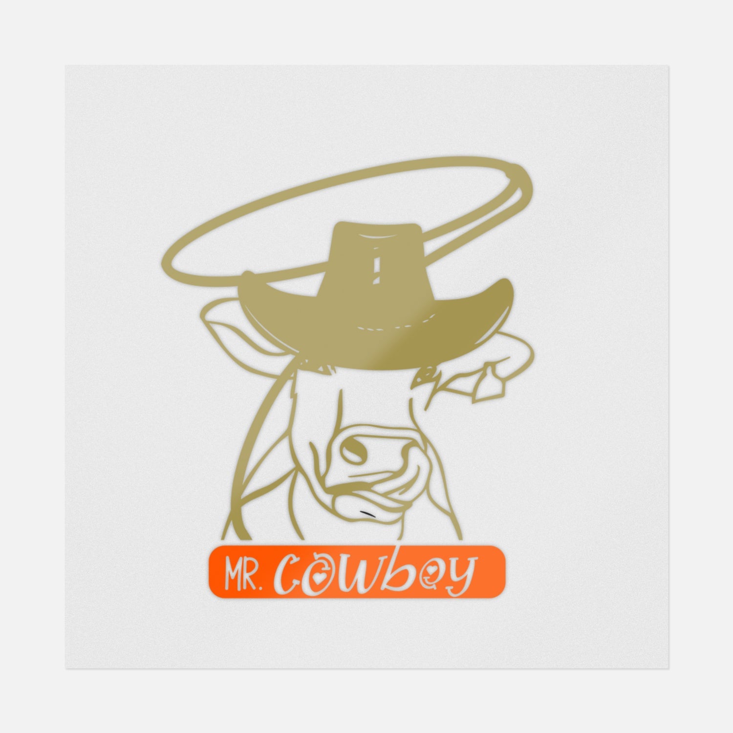 Mr. Cowboy | Farm Animals Ready-to-Press DTF Transfers