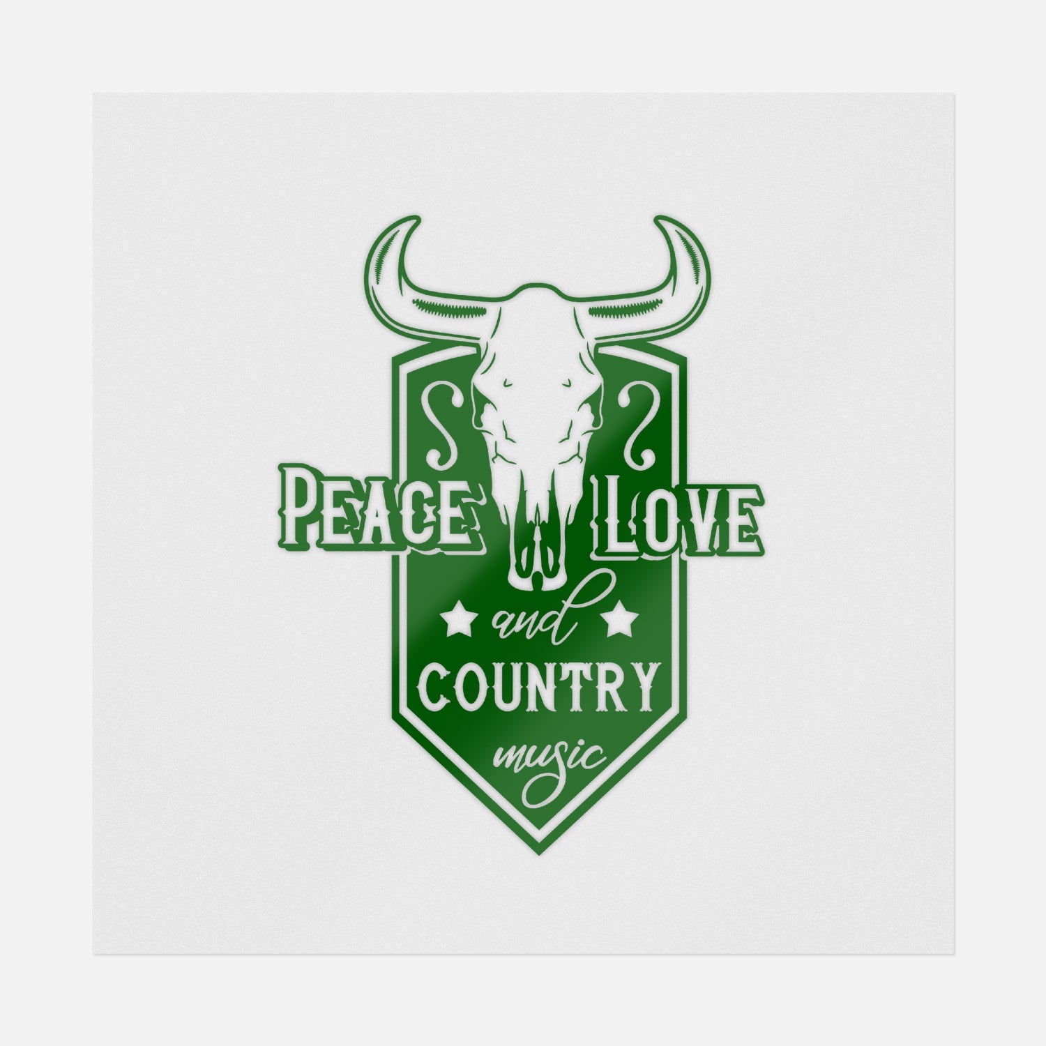 Peace Love And Country Music | Western Ready-to-Press DTF Transfers