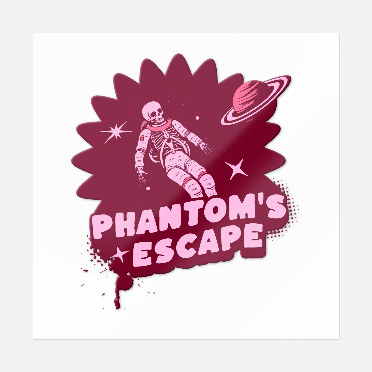 Phantom's Escape Sticker | UV DTF Transfer Stickers