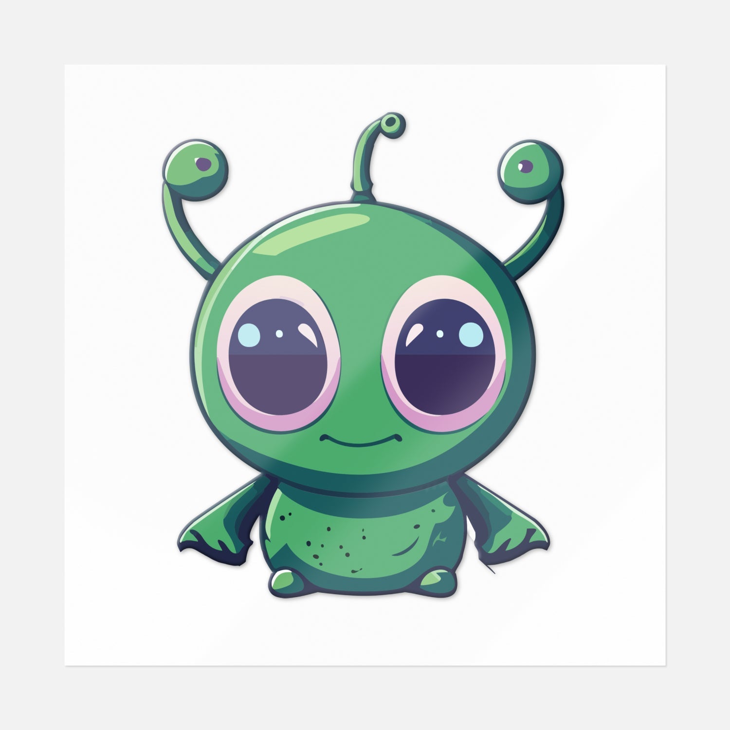 Space Dweller Sticker | UV DTF Transfer Stickers