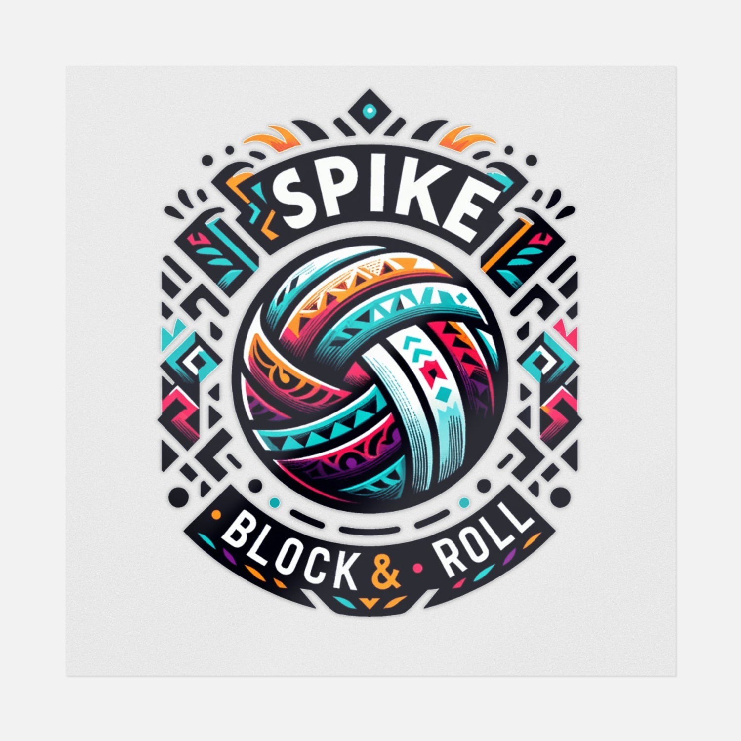 Spike, Block, & Roll | Volleyball Ready-to-Press DTF Transfers