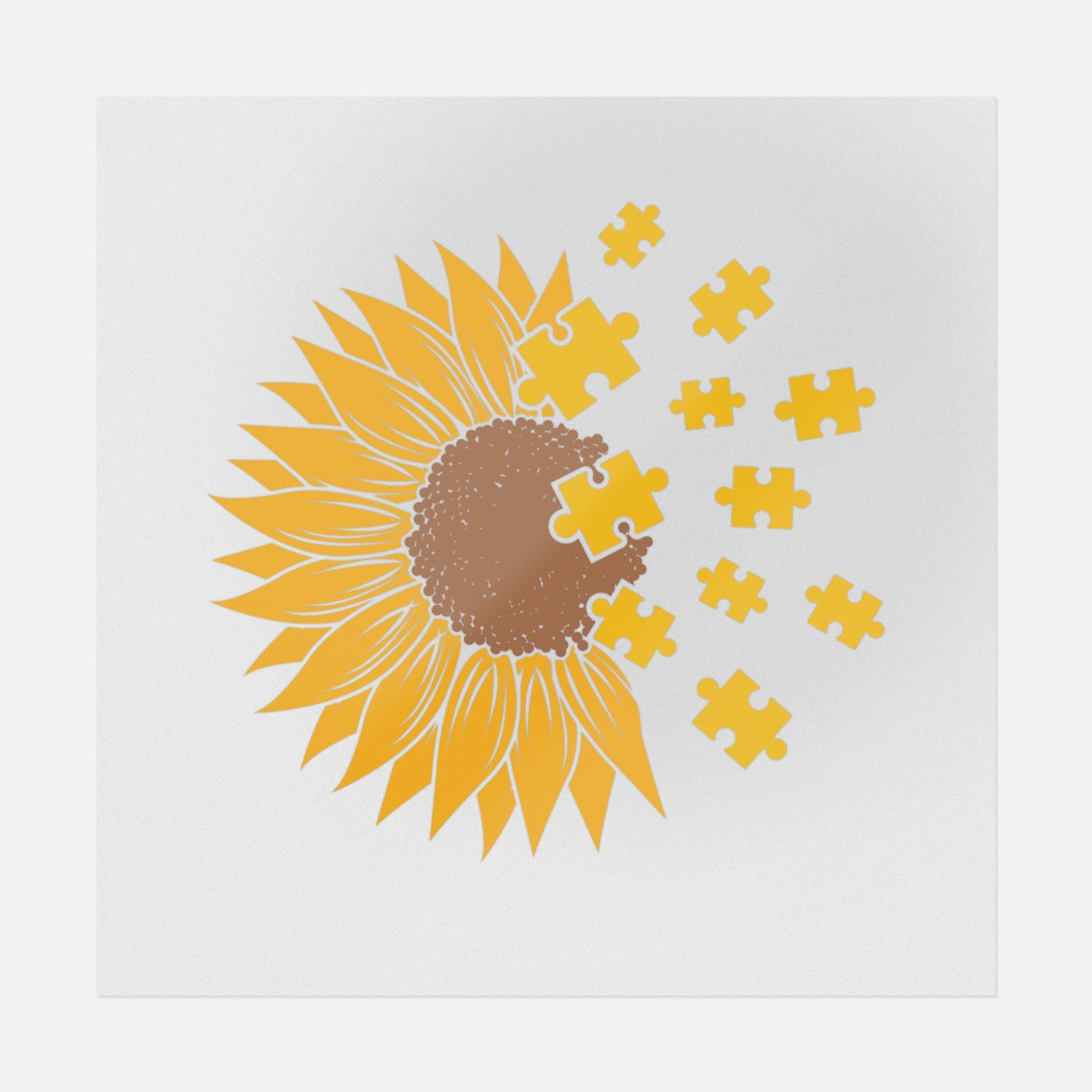 Sunflower Autism | Autism Awareness Ready-to-Press DTF Transfers